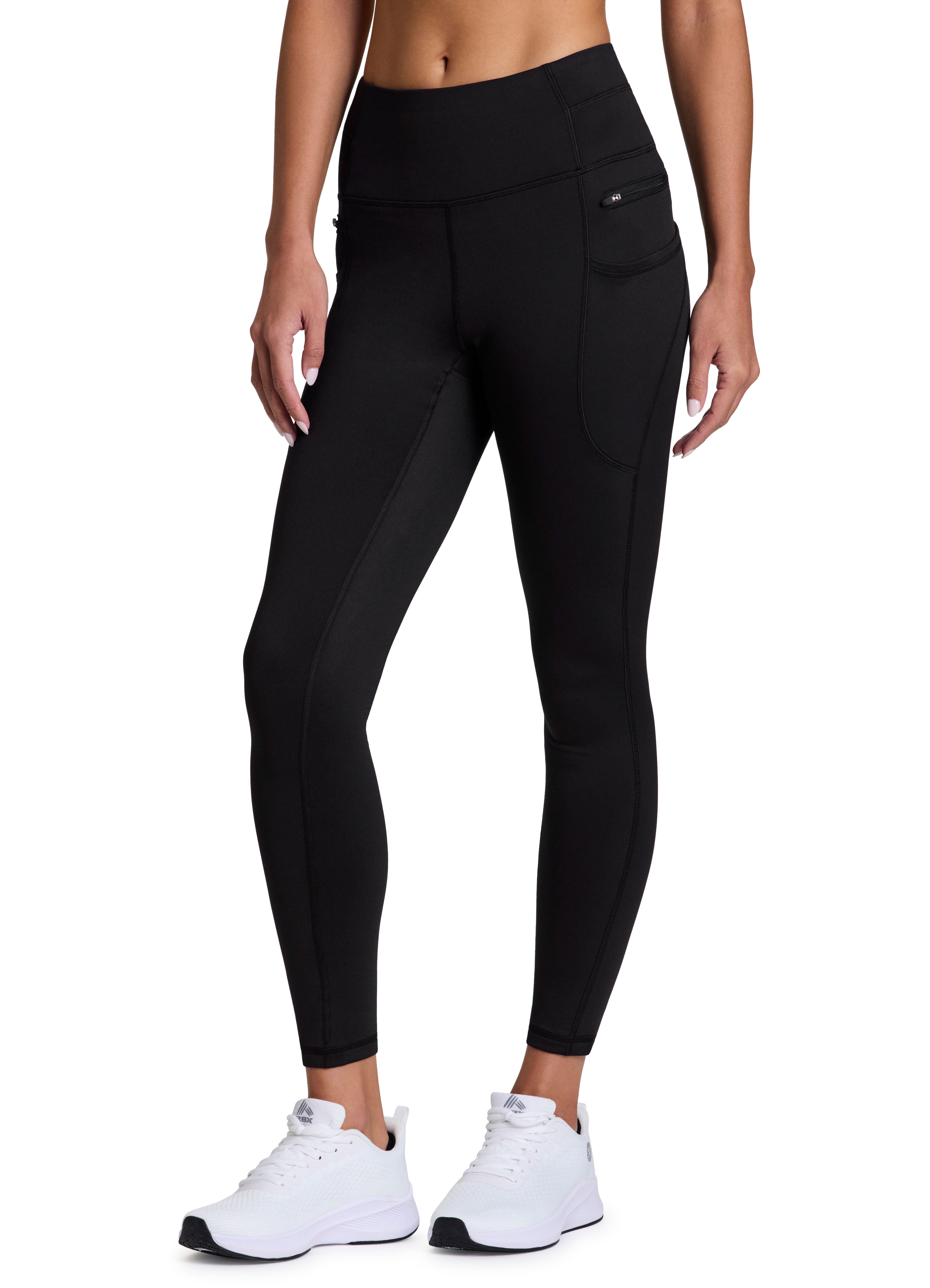 RBX Active Women's Full Length High Waist Fleece Lined Leggings with ...