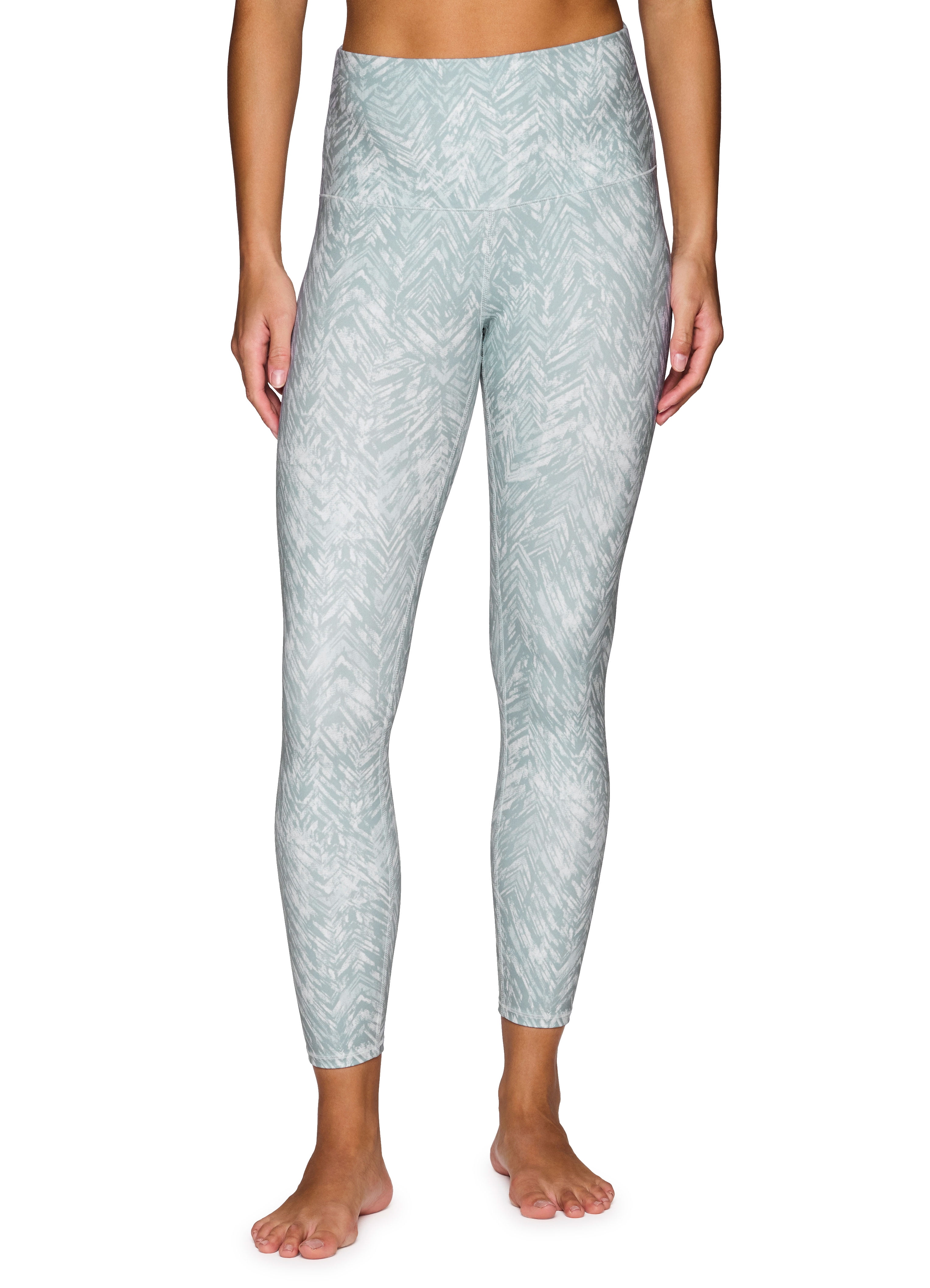 RBX Active Women's Light Blue Brushed Weave Squat Proof 7/8 Legging ...