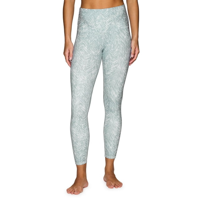 RBX Active Women's Light Blue Brushed Weave Squat Proof 7/8 Legging ...