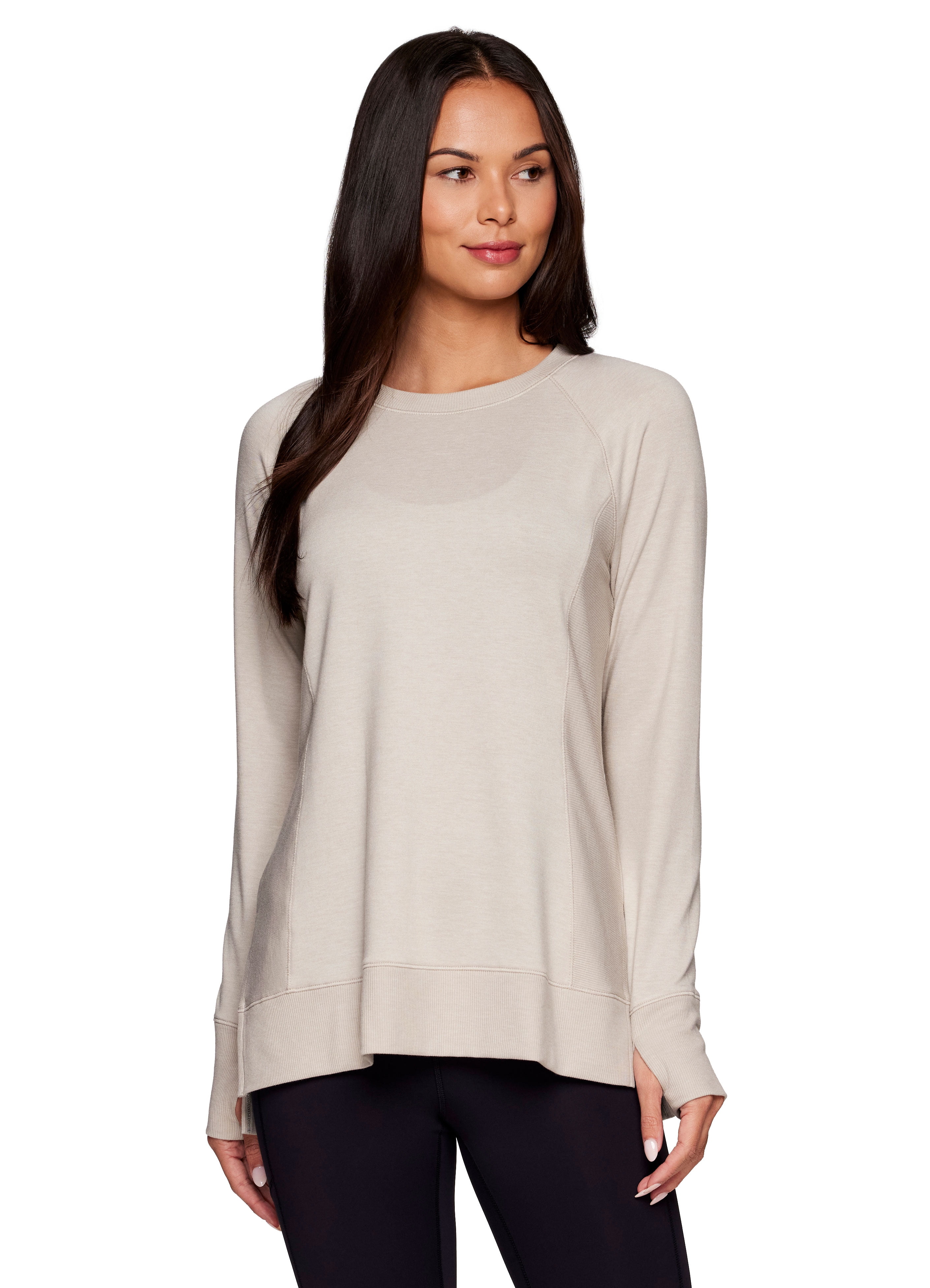 RBX Active Women's Lightweight French Terry Tunic Pullover - Walmart.com