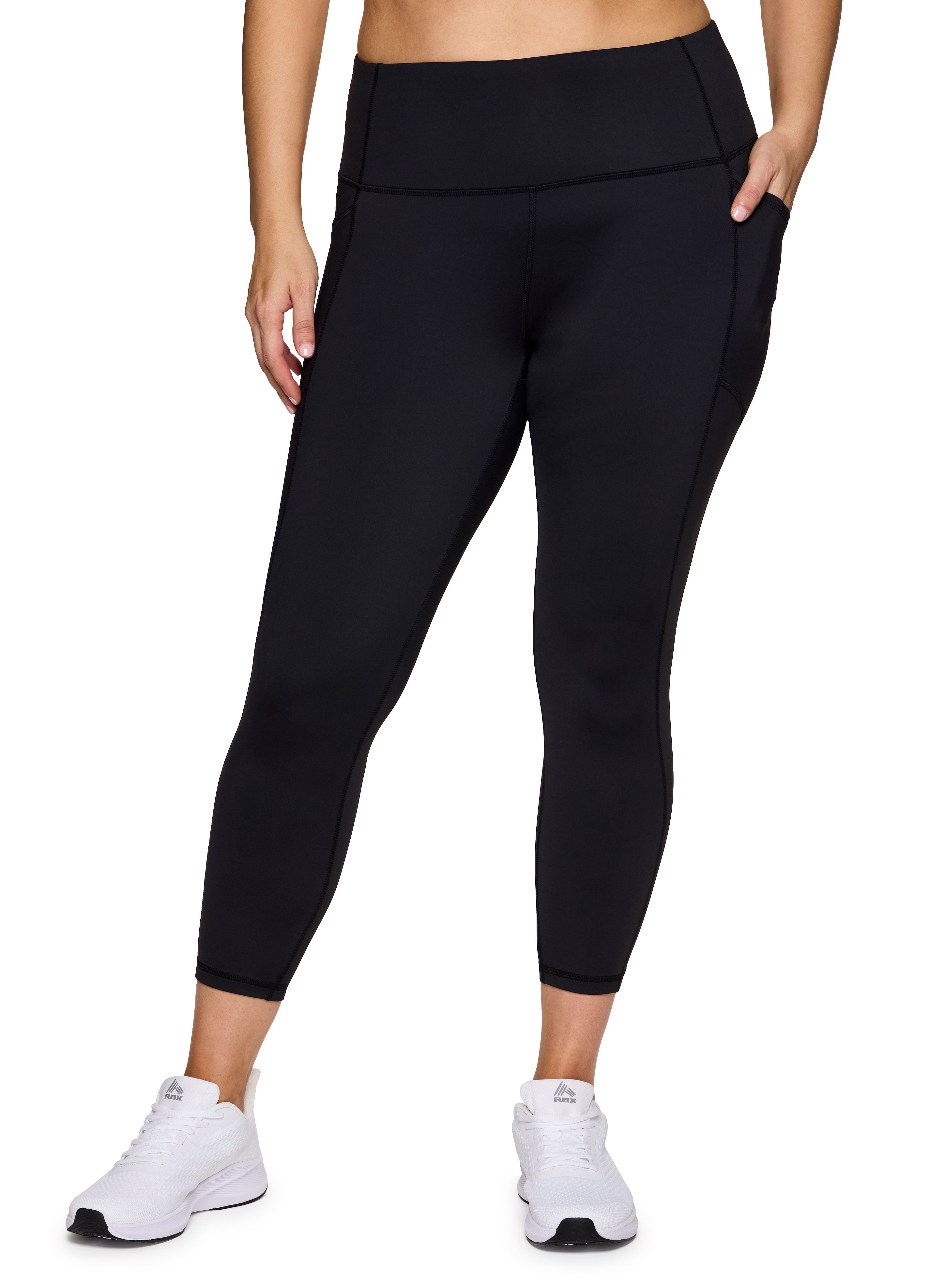 RBX Active Women's Plus Size Ultra Hold 7/8 Legging With Pockets ...