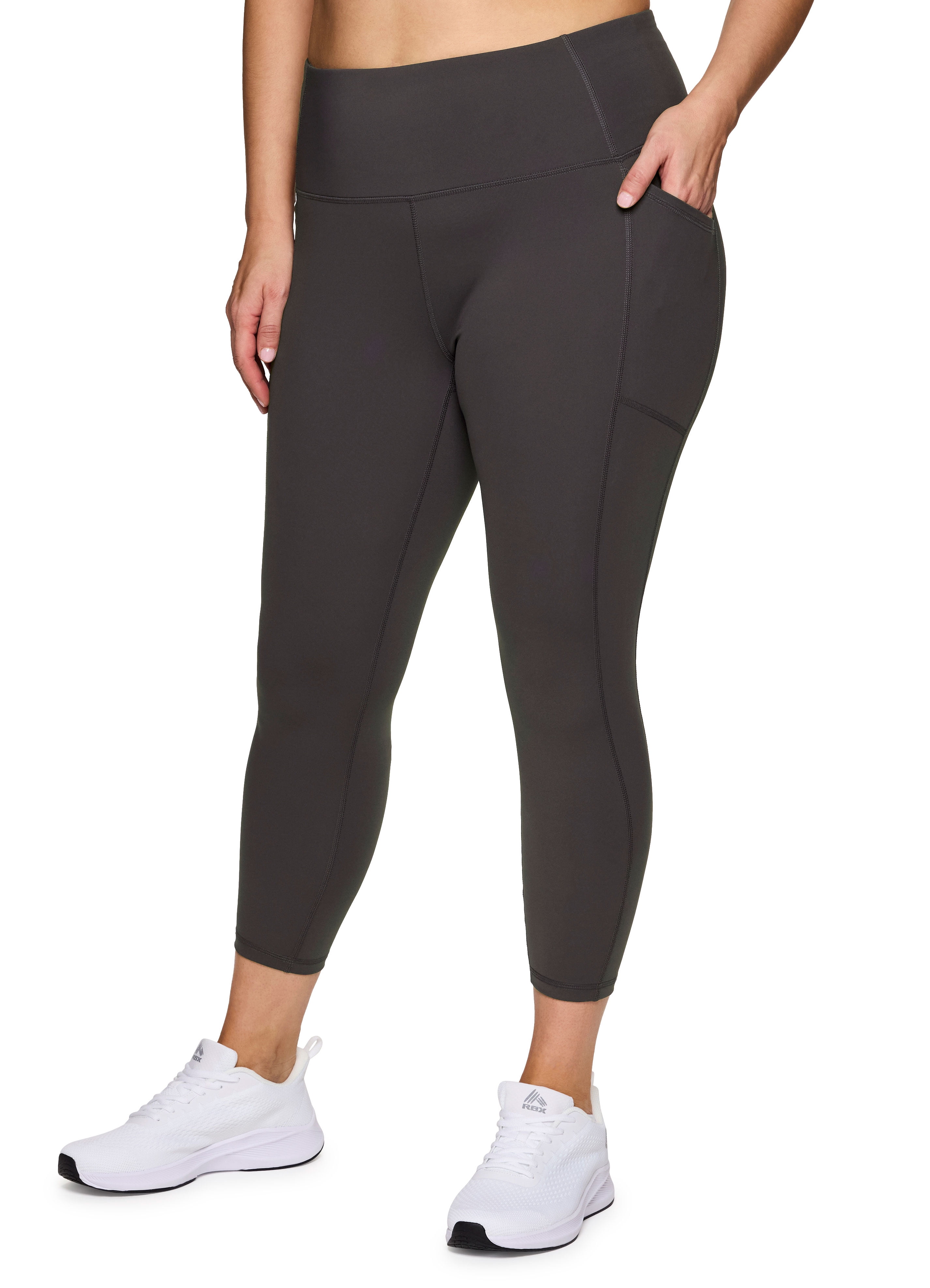 RBX Active Women's Plus Size Ultra Hold 7/8 Legging With Pockets ...