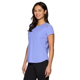 RBX Active Women's Quick Dry Short Sleeve Workout Top with Mesh Panels ...