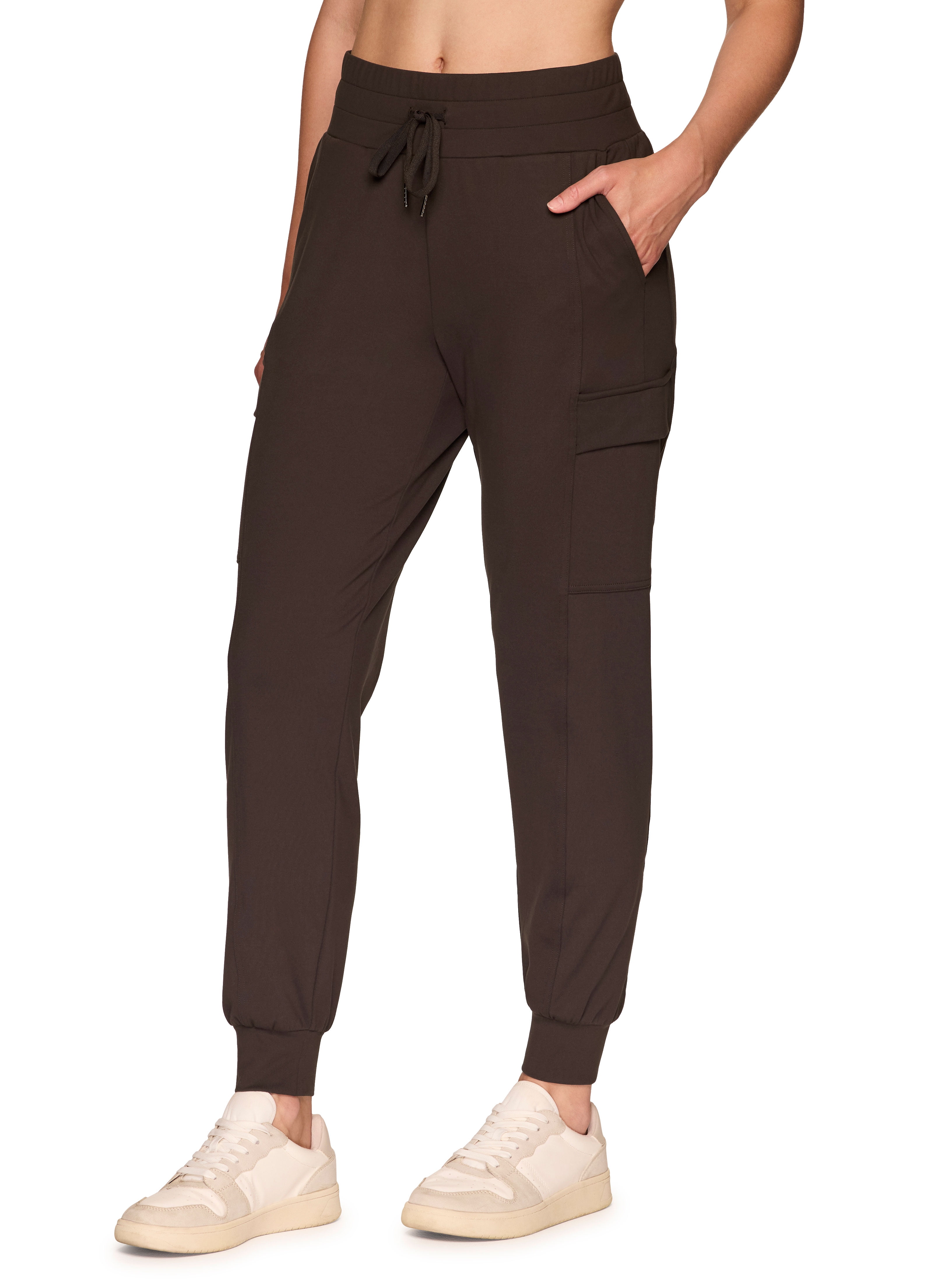 RBX Active Women's Silky Soft Stretch Cargo Jogger Pants - Walmart.com