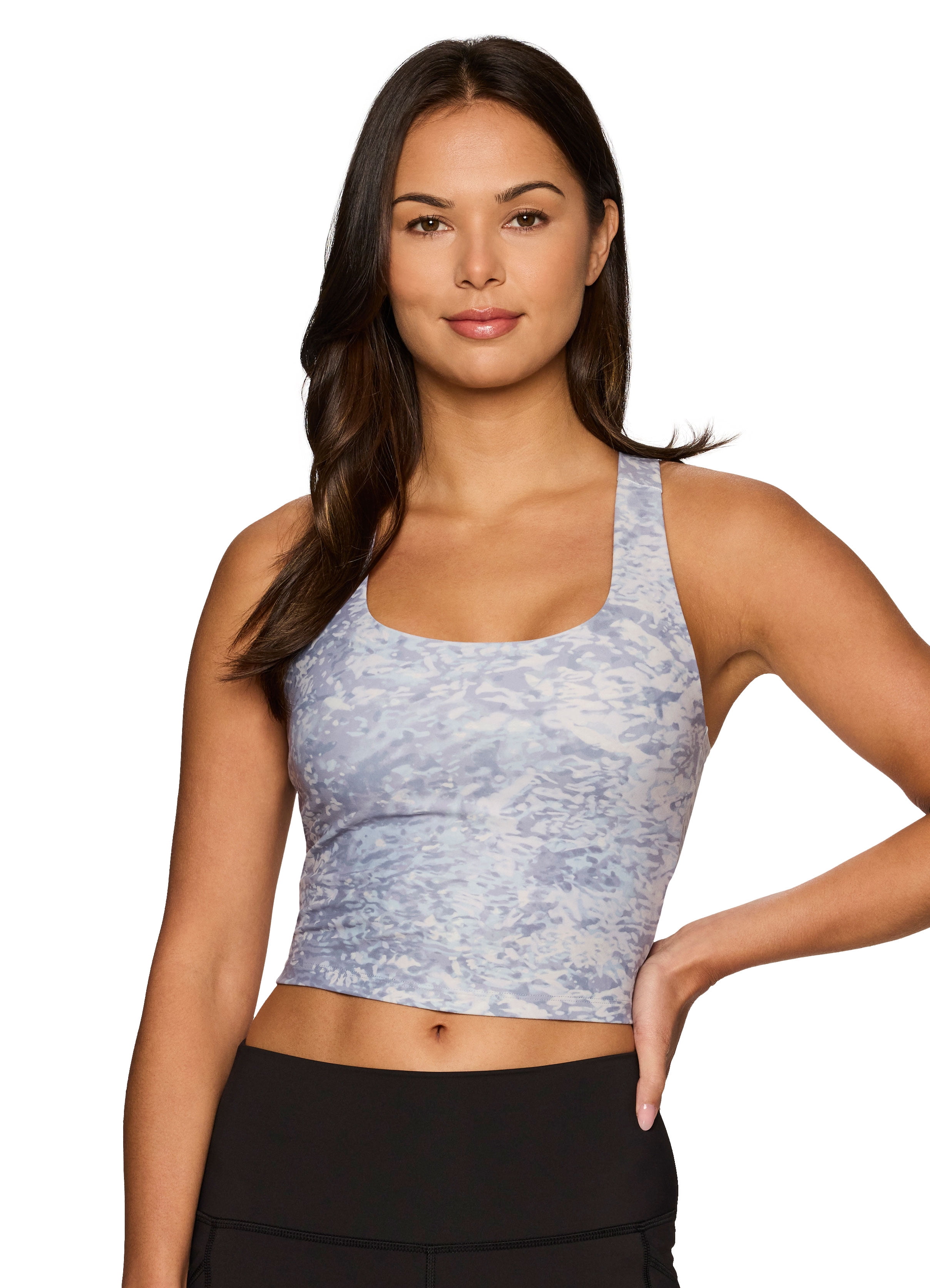 RBX Active Women's Sparkling Lavender Sports Bra Tank Top - Walmart.com
