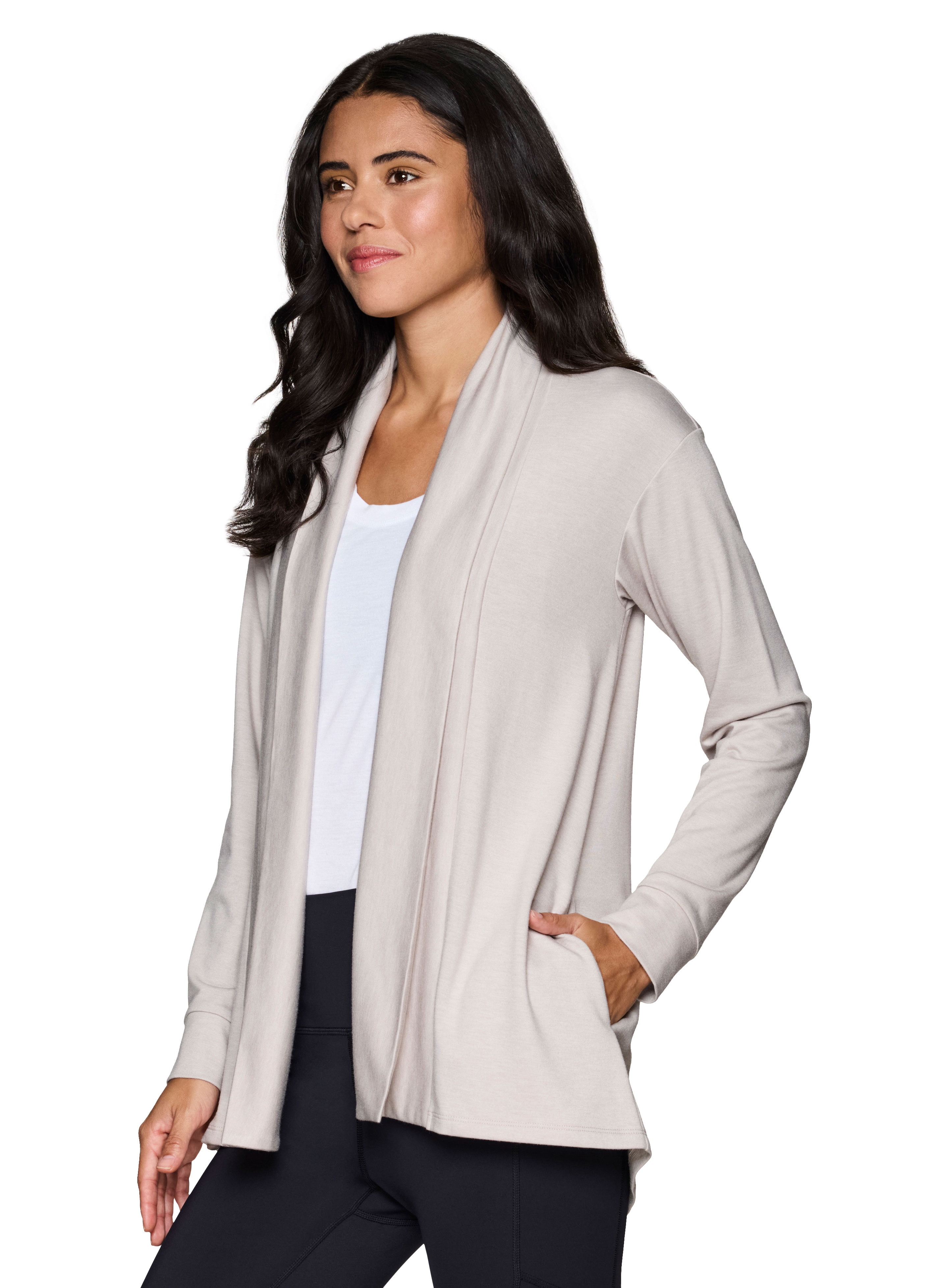 RBX Active Women's Ultra Soft Lightweight Open Cardigan - Walmart.com