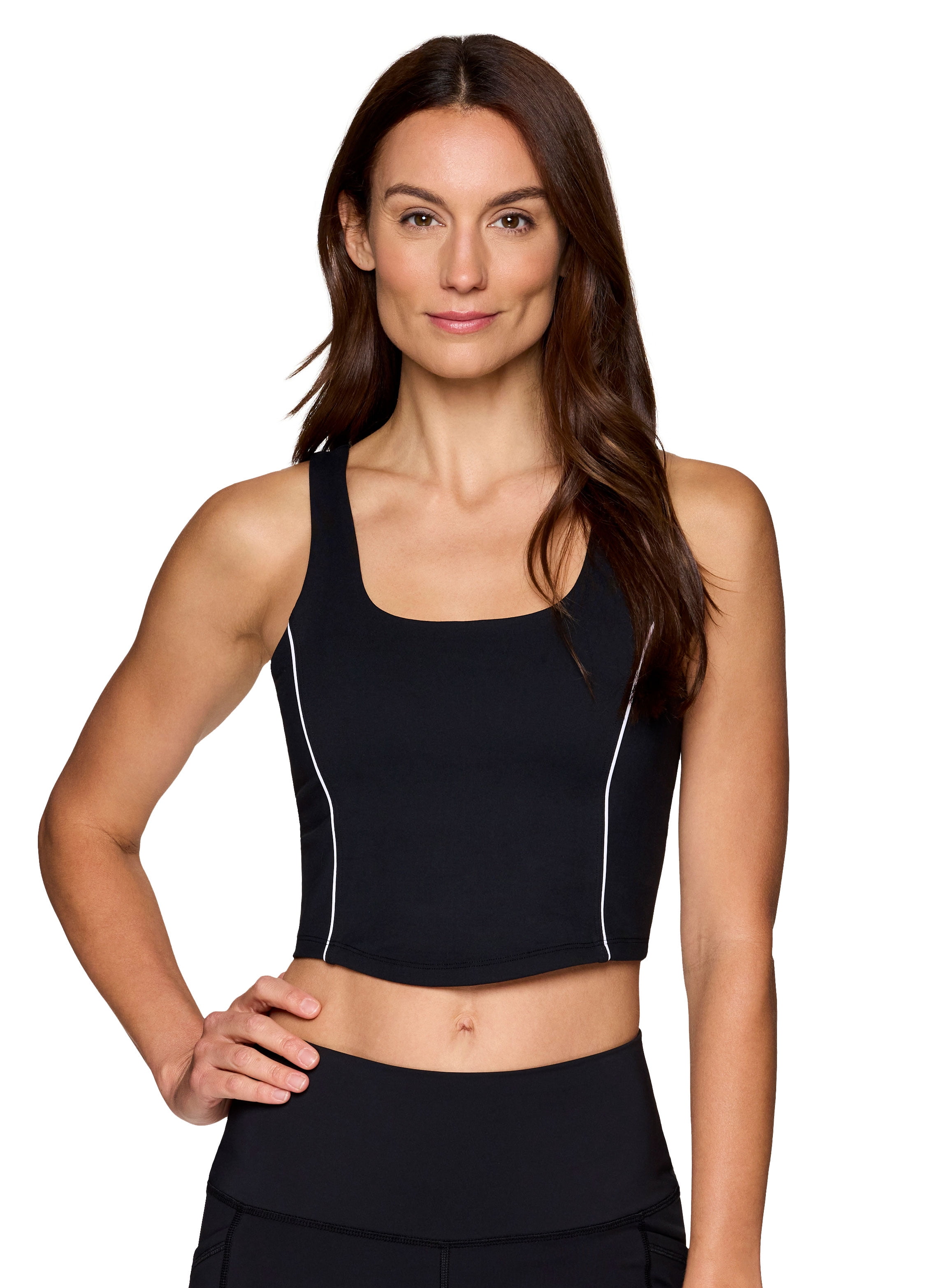 RBX Active Women's Ultra Soft Piped Bra Tank Top - Walmart.com