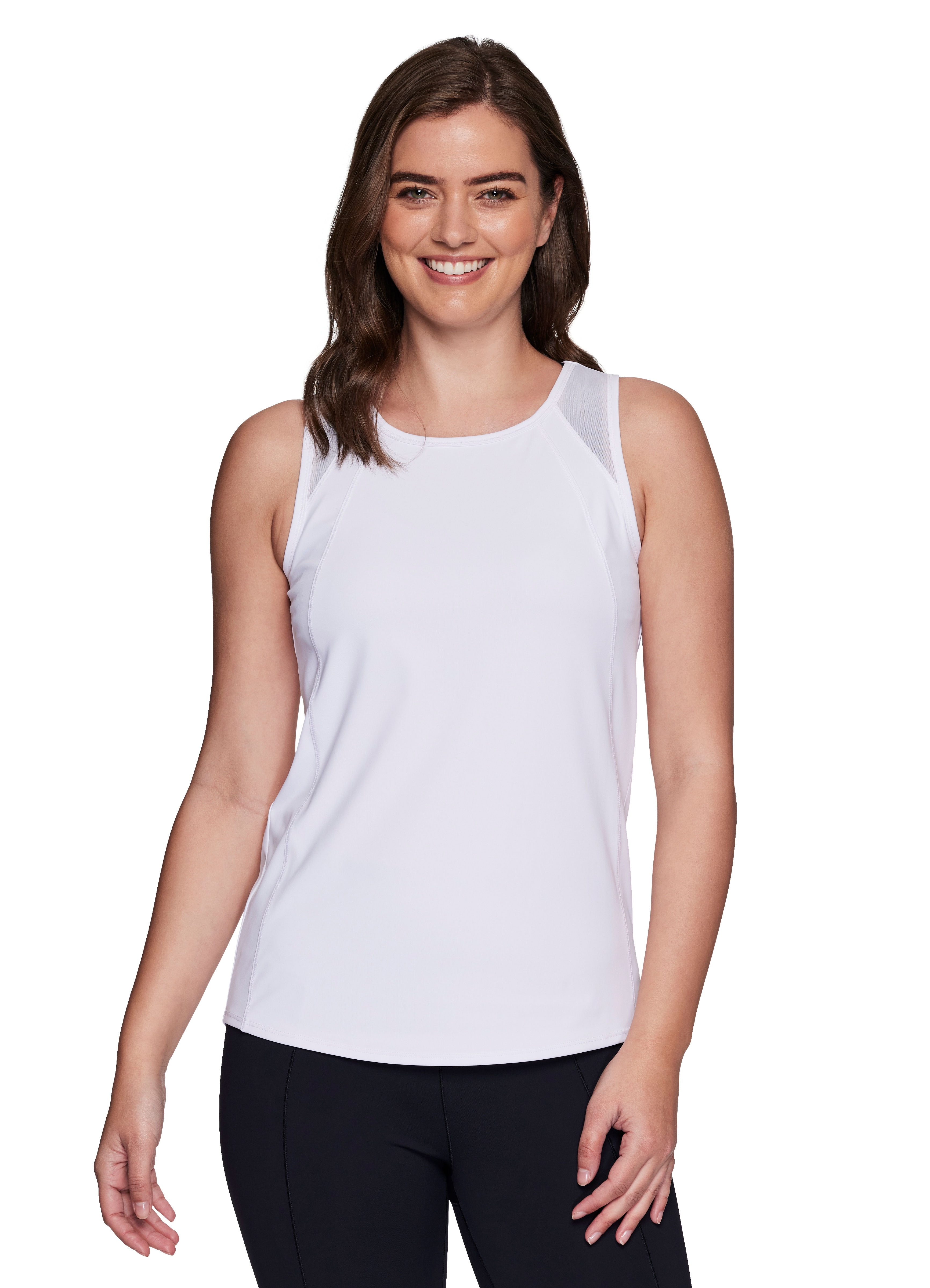 RBX Active Women's Yoga Workout Tank Top With Breathable Mesh - Walmart.com