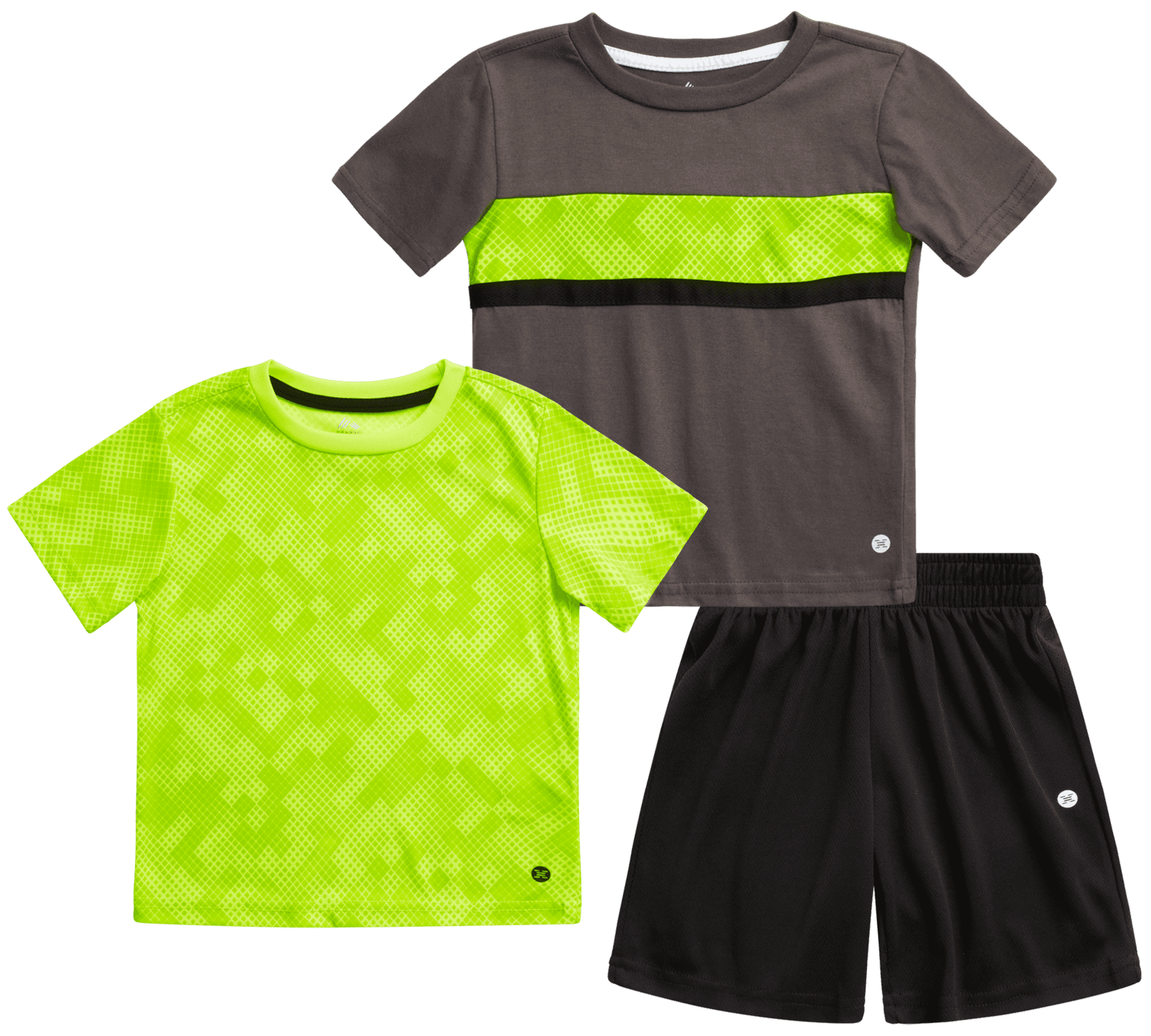 RBX Baby Boys' 3-Piece Active Shorts Playwear Set - Short Sleeve ...