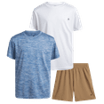 RBX Boys' 3 Piece Workout Clothes: 2 Active T-Shirts, 1 Woven Shorts ...
