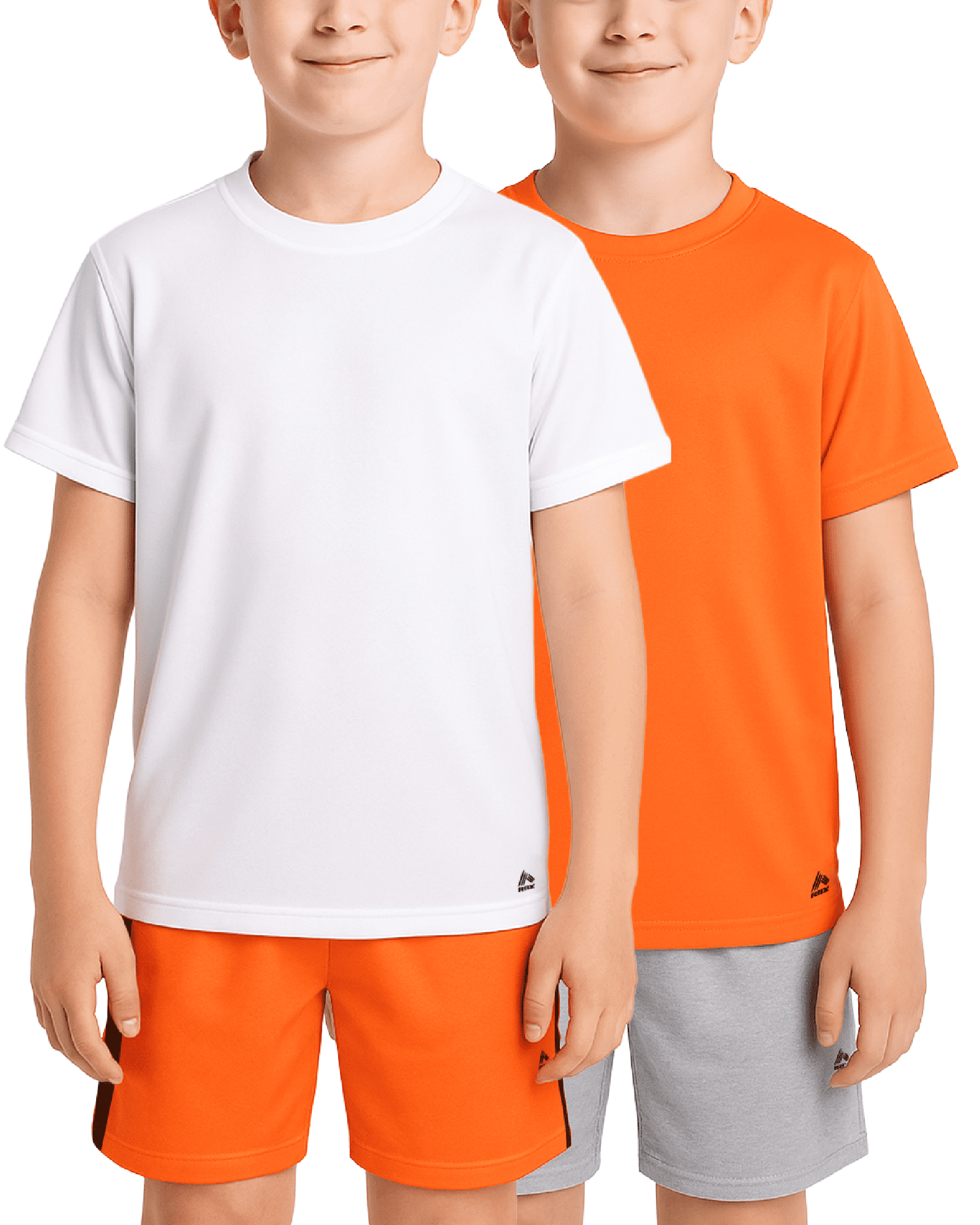 RBX Active Boys Short Sets Dryfit Short Sleeve Athletic Shirt and Gym ...