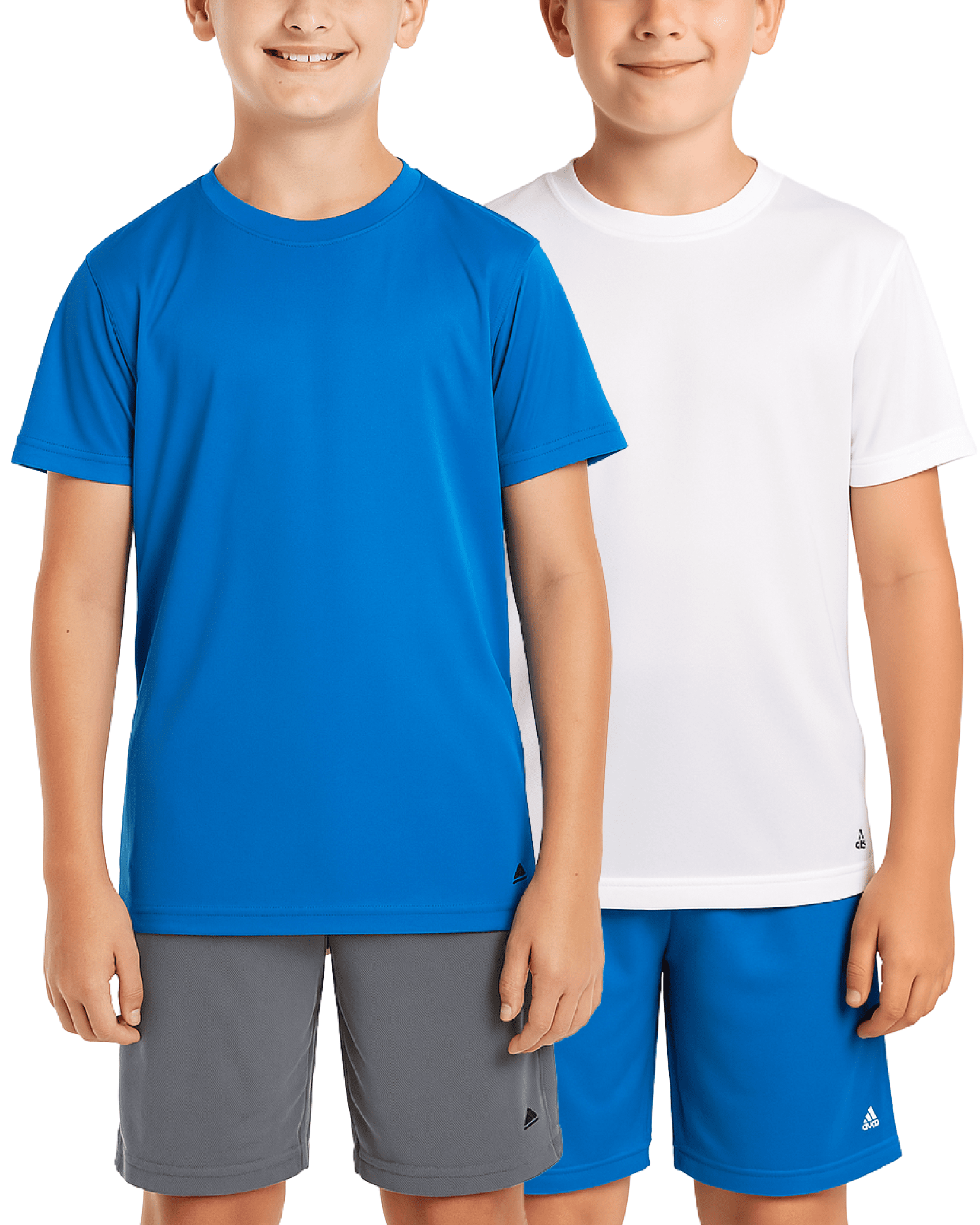 RBX Boys' Active Shorts Set - 4 Piece Dry FIt T-Shirt and Performance ...