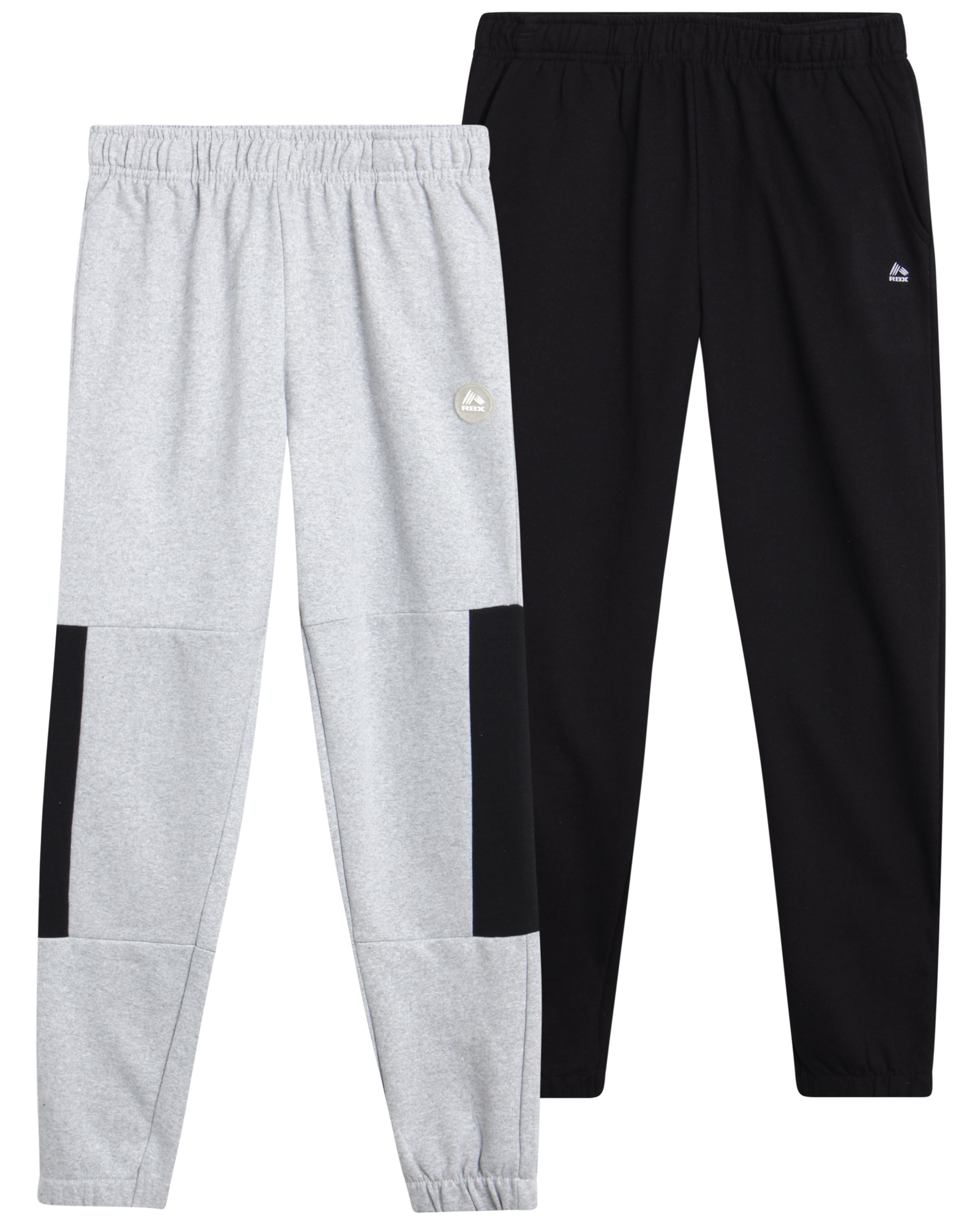 RBX Boys' Active Sweatpants - 2 Pack Performance Fleece Jogger Pants ...