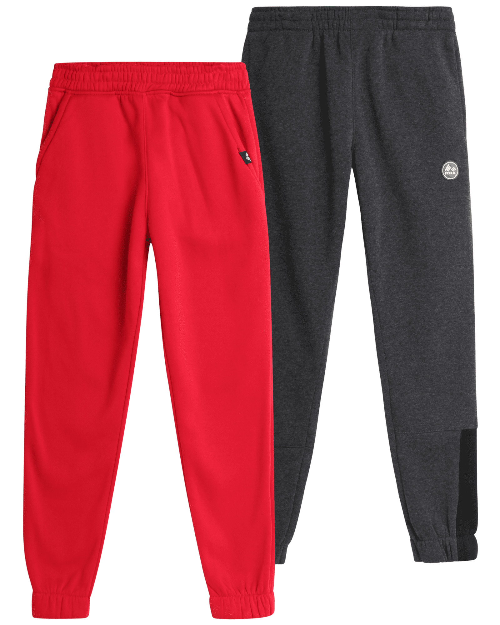 RBX Boys' Active Sweatpants - 2 Pack Performance Fleece Jogger Pants ...