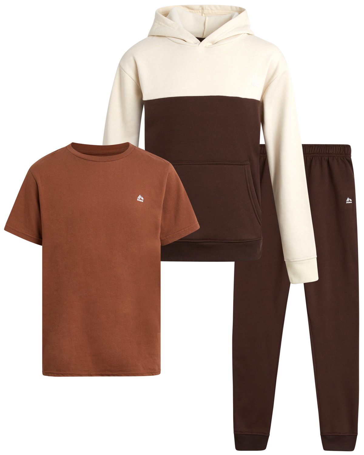 RBX Boys Activewear Set - 3 Piece Fleece Hoodie Sweatshirt, Jogger ...