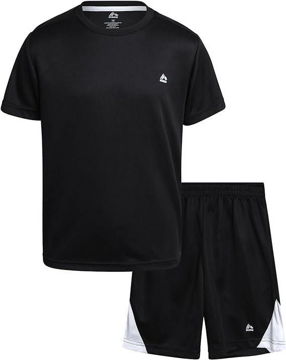 RBX Boys' Activewear Short Set – Short Sleeve T-Shirt and Gym Shorts ...