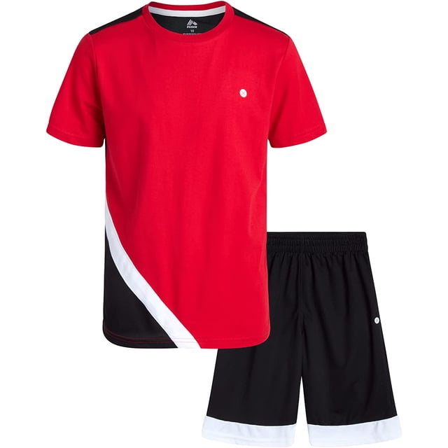 RBX Boys' Activewear Short Set – Short Sleeve T-Shirt and Gym Shorts ...