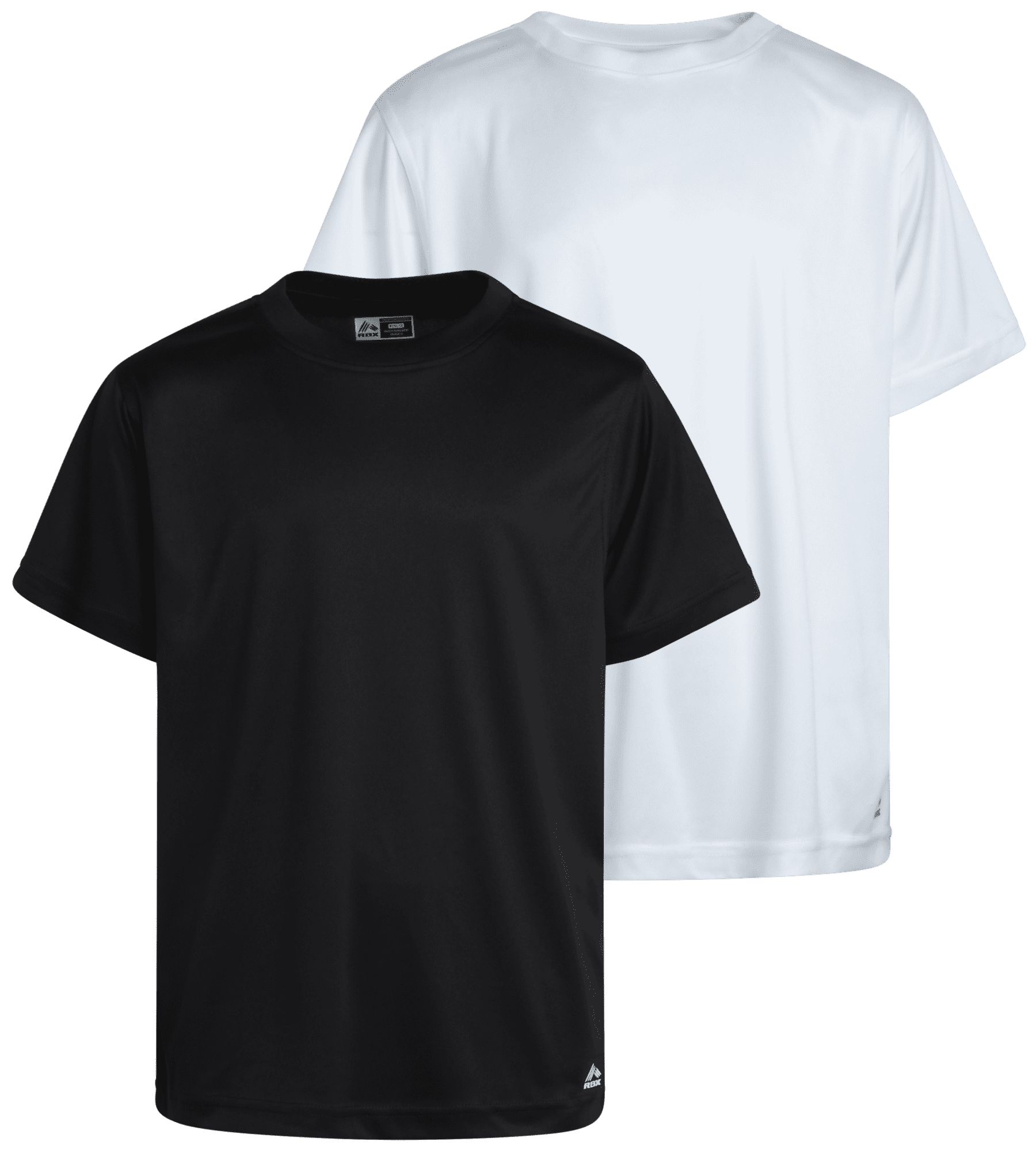 RBX Boys' Athletic T-Shirt 2 Pack Moisture Wicking Dry-Fit Sports Tees ...