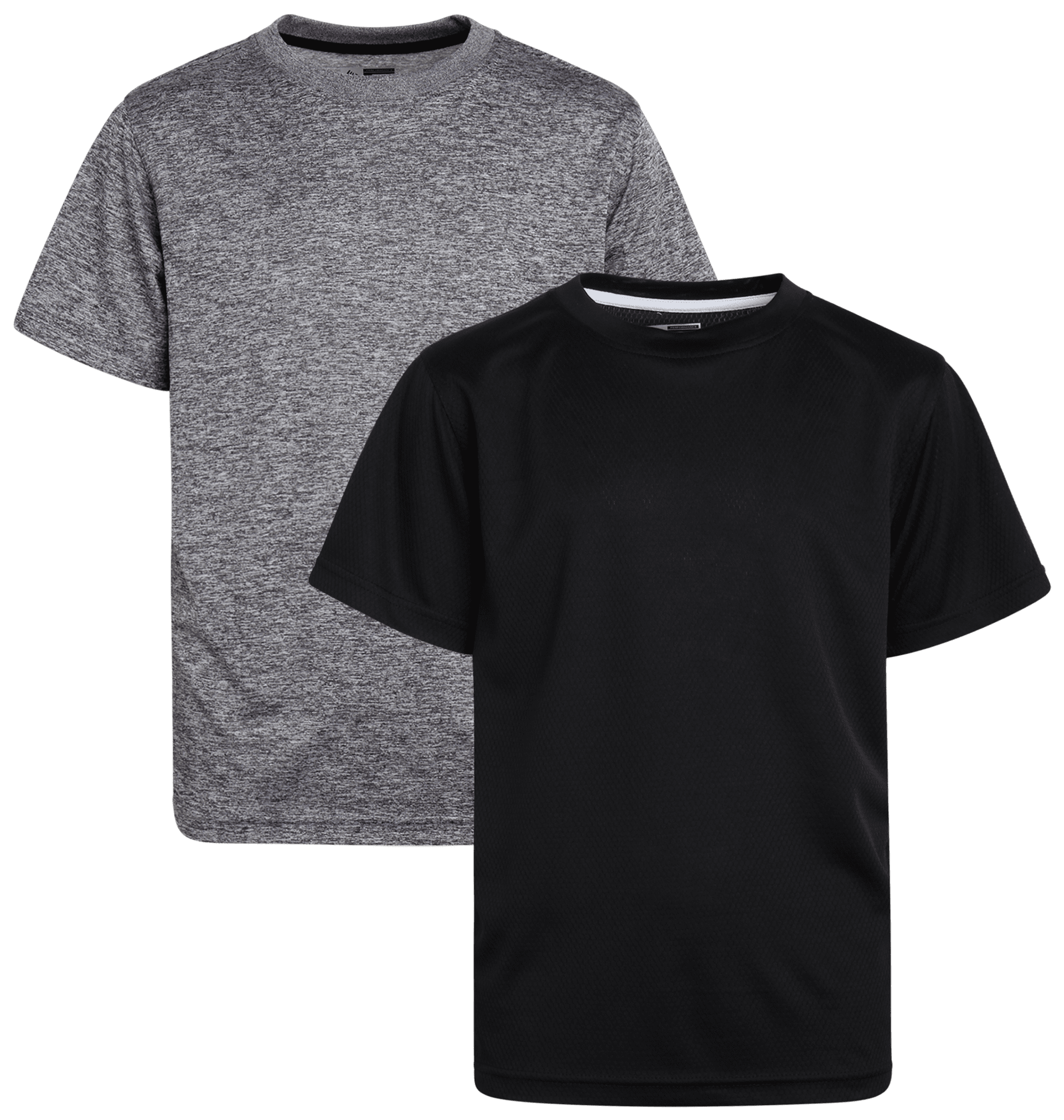 RBX Boys' Athletic T-Shirt 2 Pack Dry-Fit Performance Active Sports ...