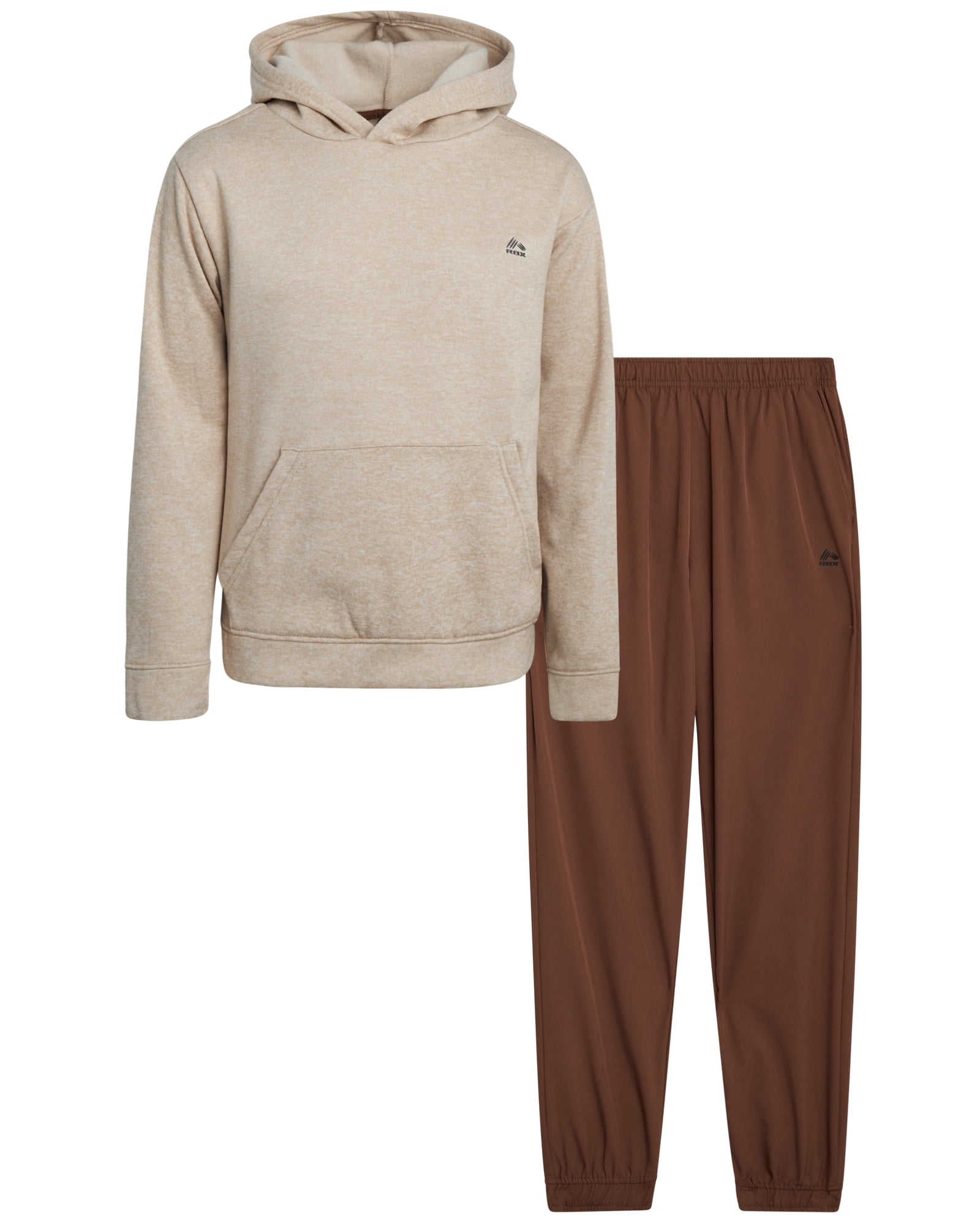 RBX Boys' Pants Set - 2 Piece Fleece Hoodie Sweatshirt and Hybrid Tech ...