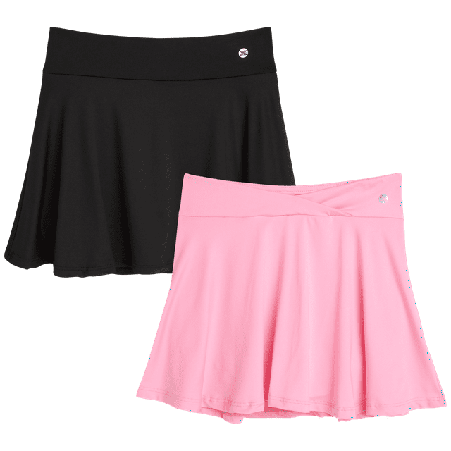 RBX Girls' Active Skirt - 2 Pack Pleated Athletic Performance Scooter ...