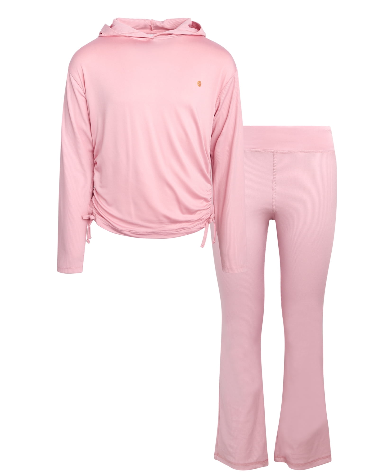 RBX Girls Activewear Set - 2 Piece Hoodie or Quarter Zip Top and Flare ...