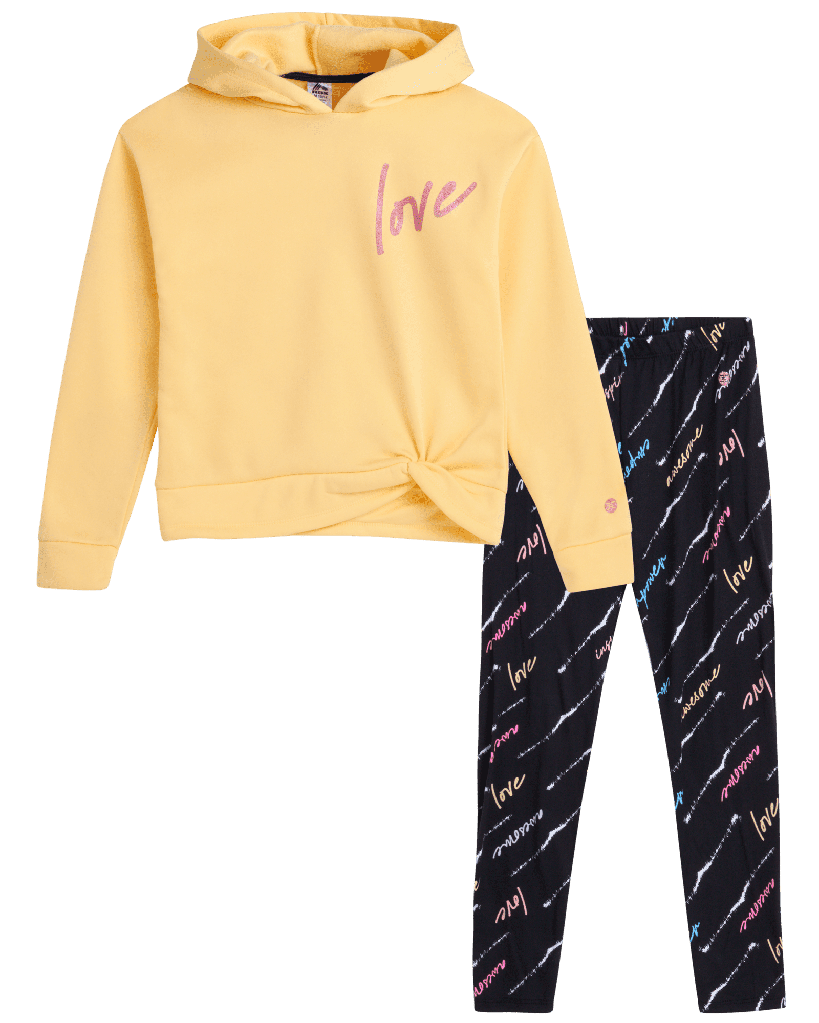 RBX Girls' Legging Set - 2 Piece Fleece Pullover Hoodie Sweatshirt and ...