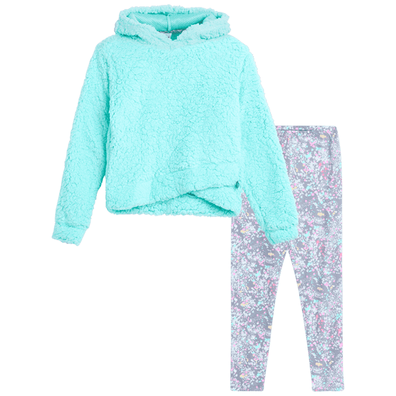 RBX Girls' Legging Set - 3 Piece Hoodie Sweatshirt, T-Shirt, and ...