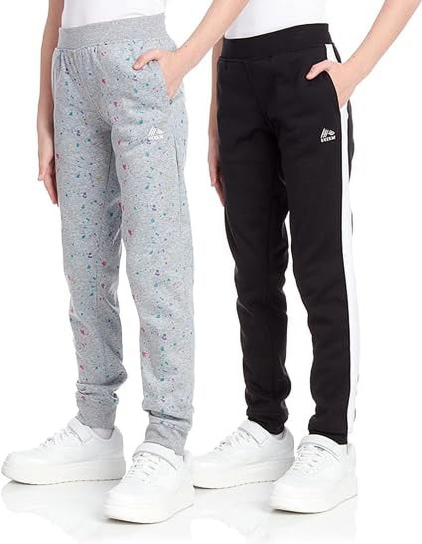 Hind Girls' Fleece Jogger Sweatpants, 2-Pack, Sizes 4-16 - Walmart.com