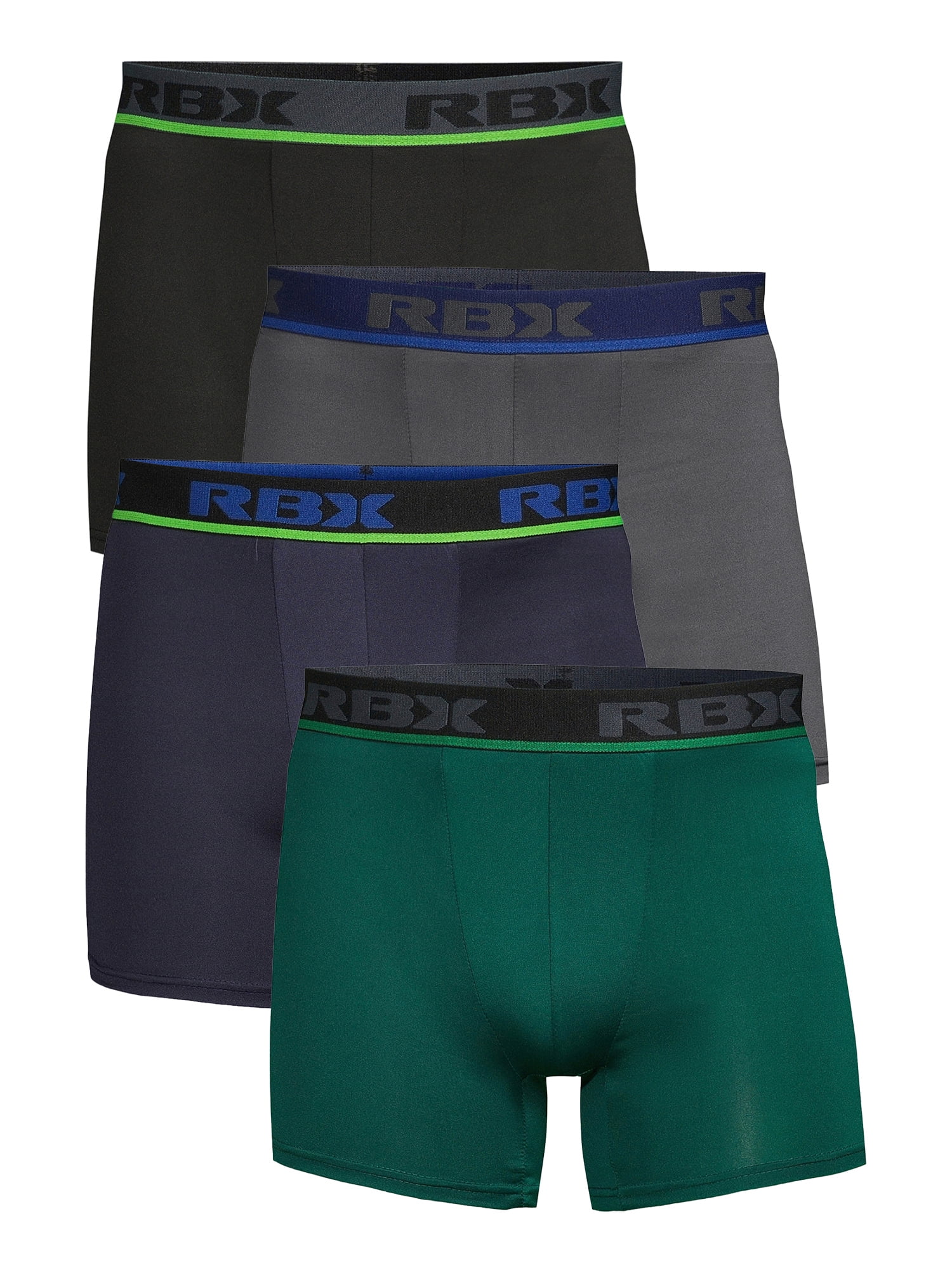 RBX Men's Boxer Briefs, 4-Pack - Walmart.com