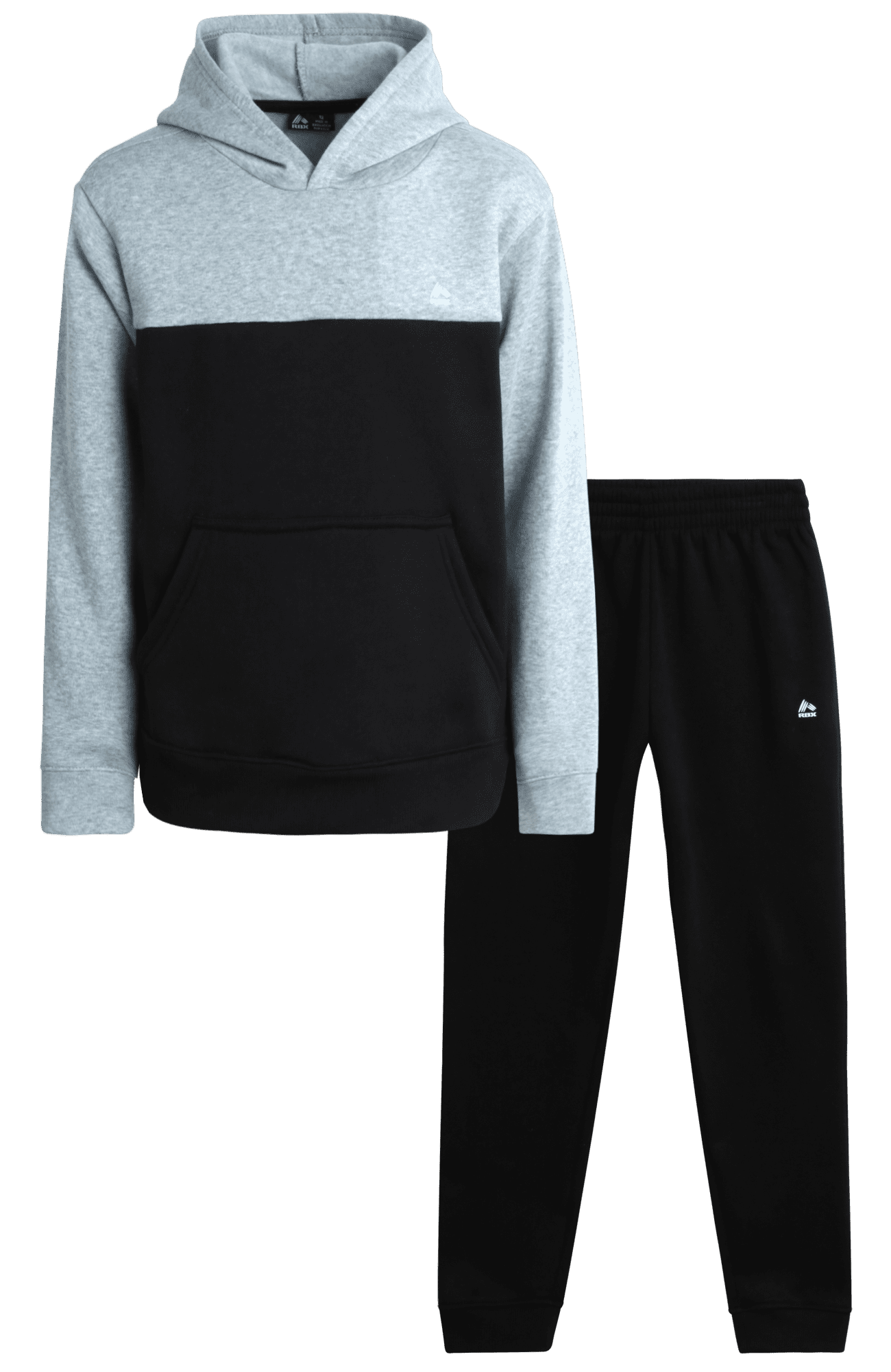 RBX Men's Performance Jogger Fleece Hoodie/Sweatpants, Sweatsuit 2 ...