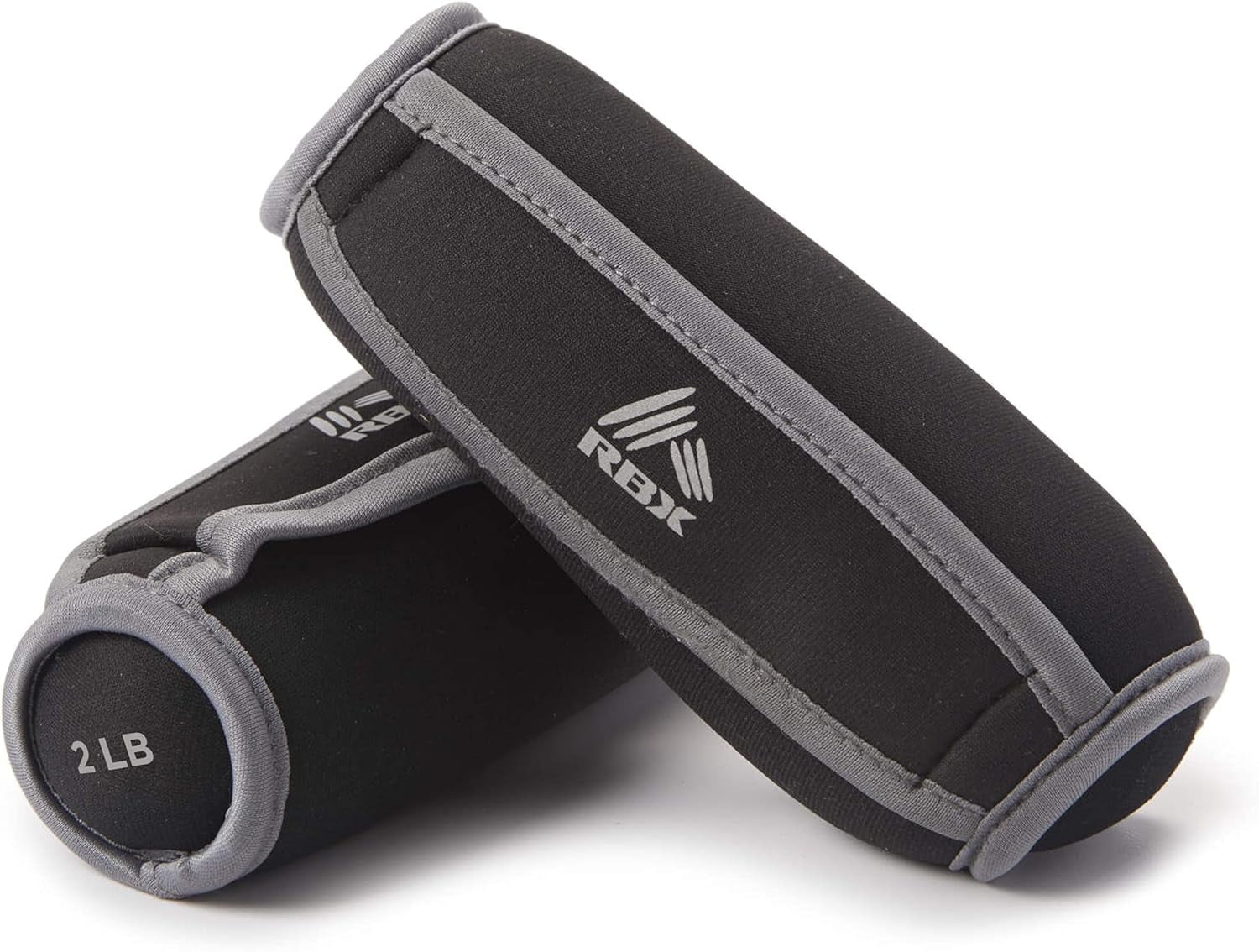 RBX Soft Hand Weights with Hand Straps (Set of 2) - for Walking ...