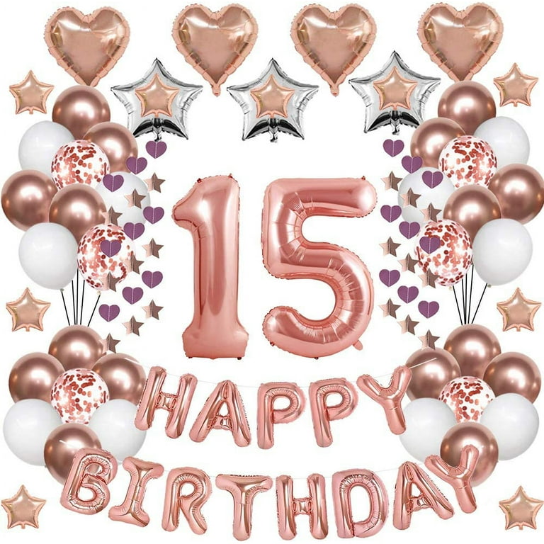 Happy 15th Birthday Balloon