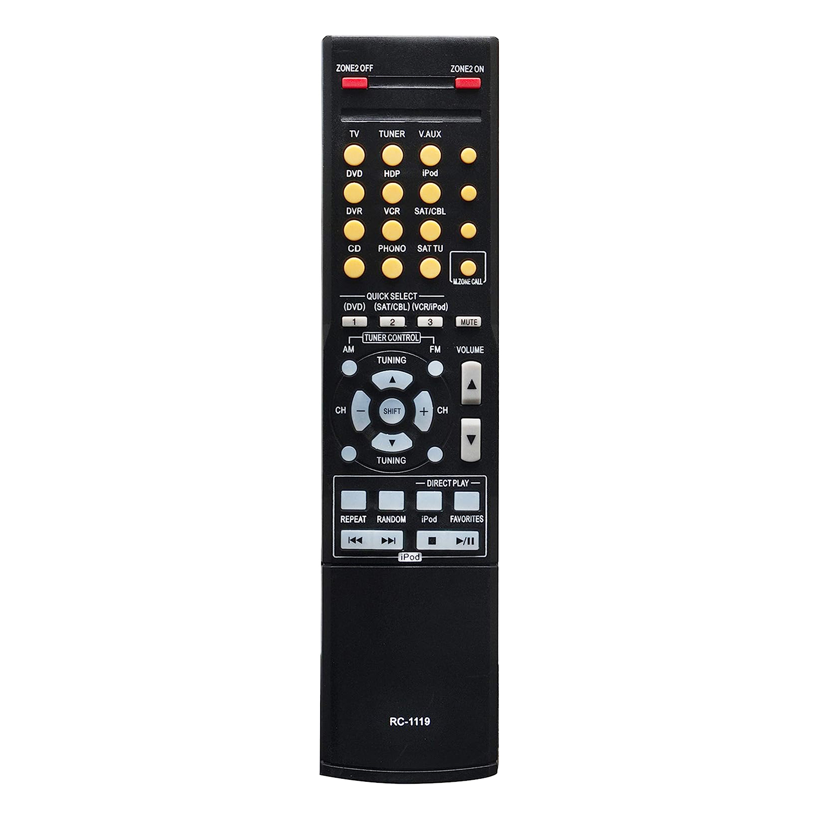 RC-1119 Replaced Remote Control ,Fit for Denon AV Receiver AVR-2310CI AVR-2310 - Walmart.com