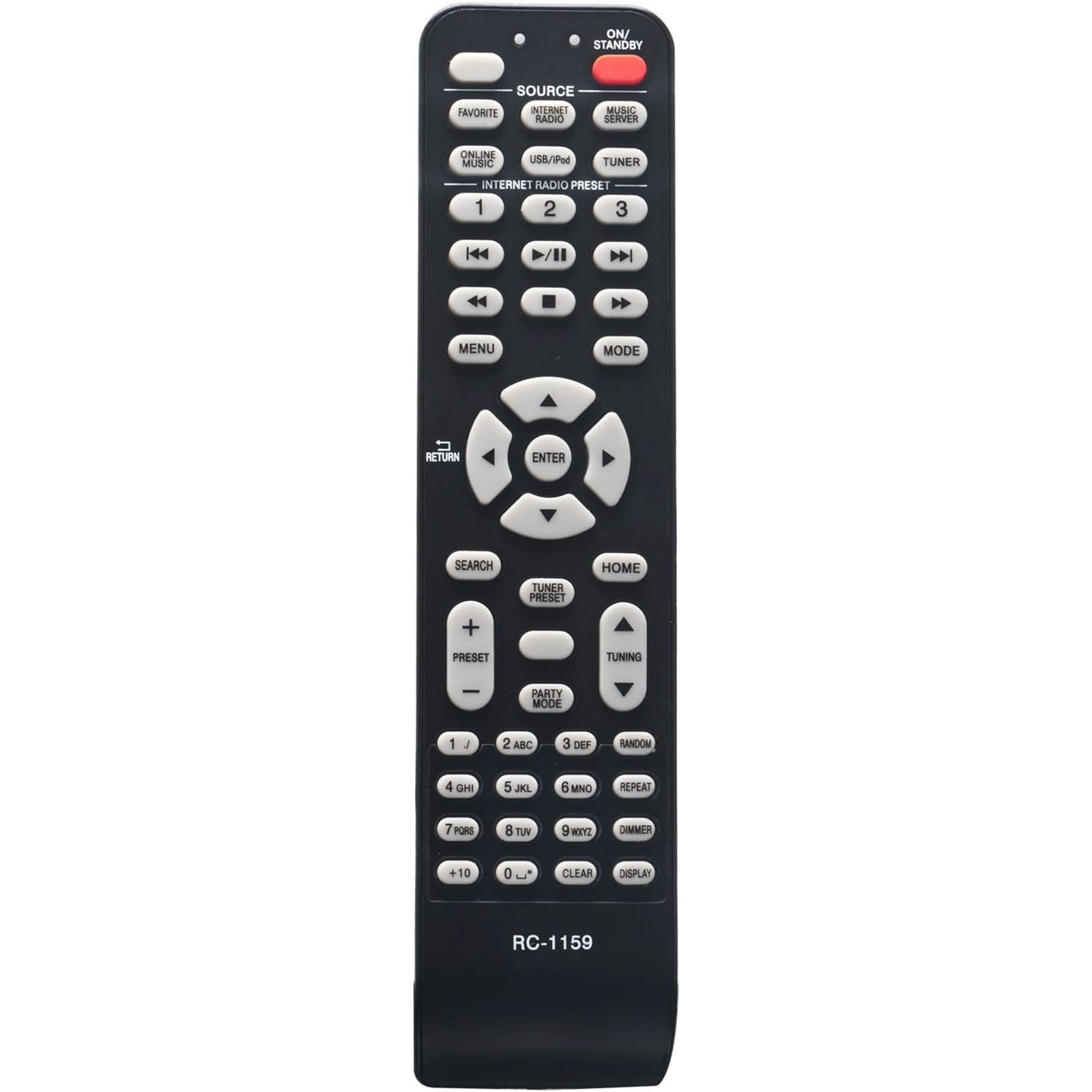 RC-1159 Replacement Remote Control for Denon Network Audio Player DNP ...