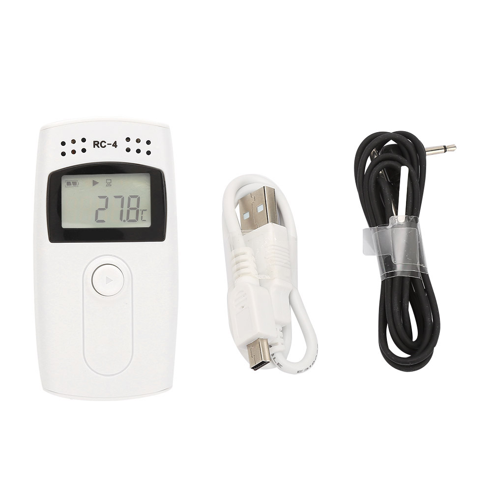 RC-4 Temperature Data Logger with External Sensor - Records 16,000 ...