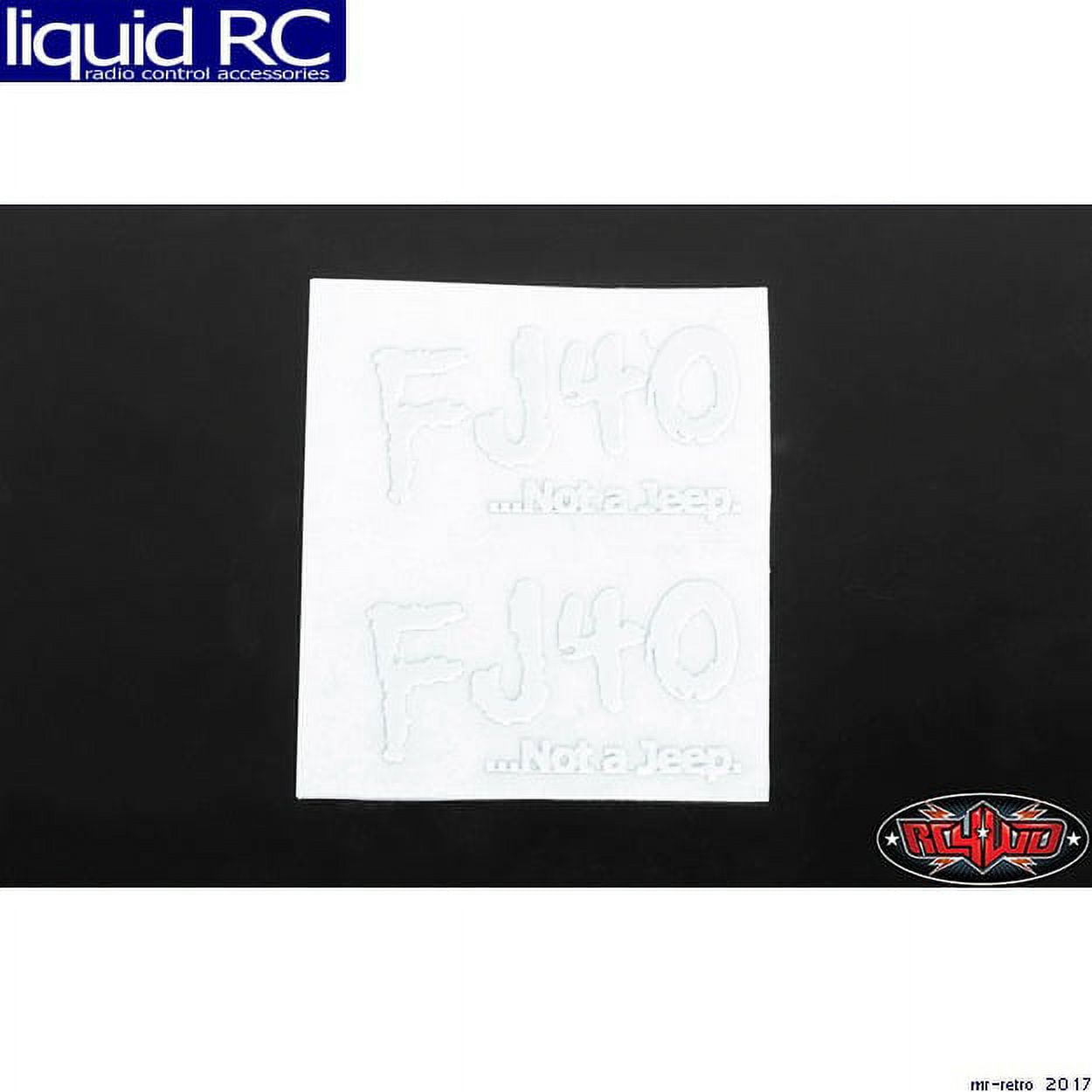 RC 4WD VVV-C0603 FJ40 Emblem for G2 Cruiser - Walmart.com