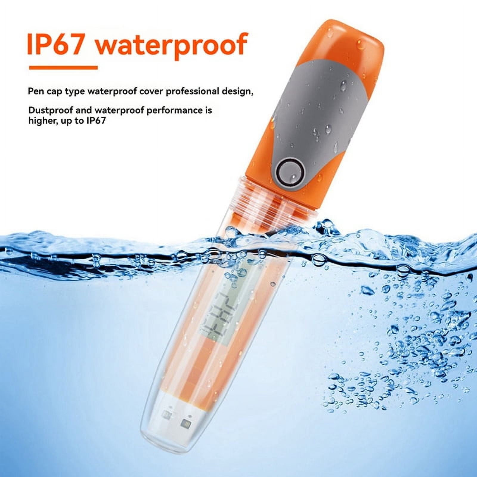 RC-51H USB Temperature and Humidity Data Logger 32000 Point Large ...