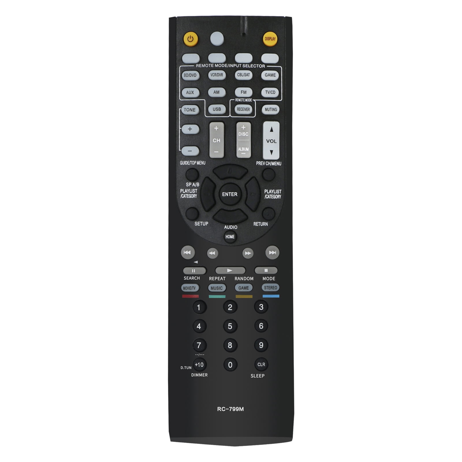 RC-799M Replacement Remote Control fit for Onkyo AV Receiver HT-R558 HT ...