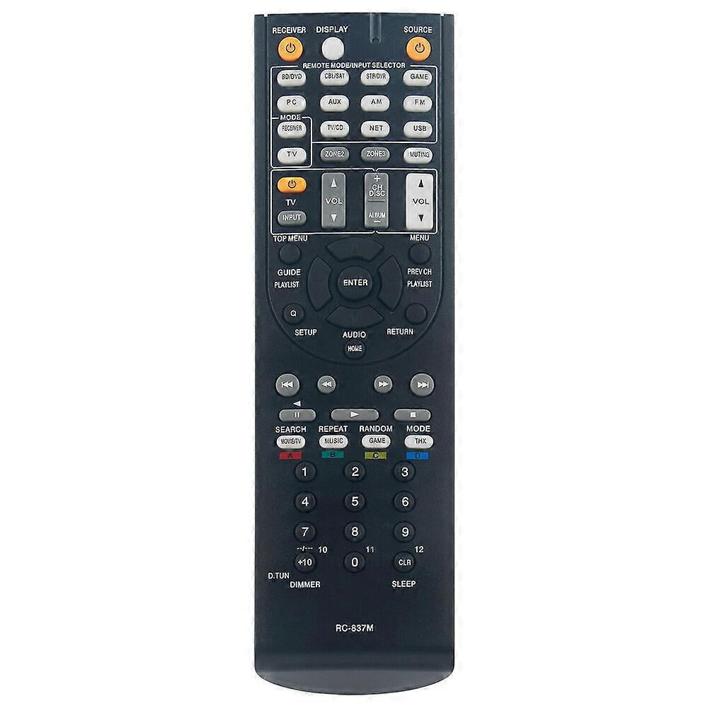 RC-837M For ONKYO AV Receiver Remote Control TX-NR818 TX-NR616 ...