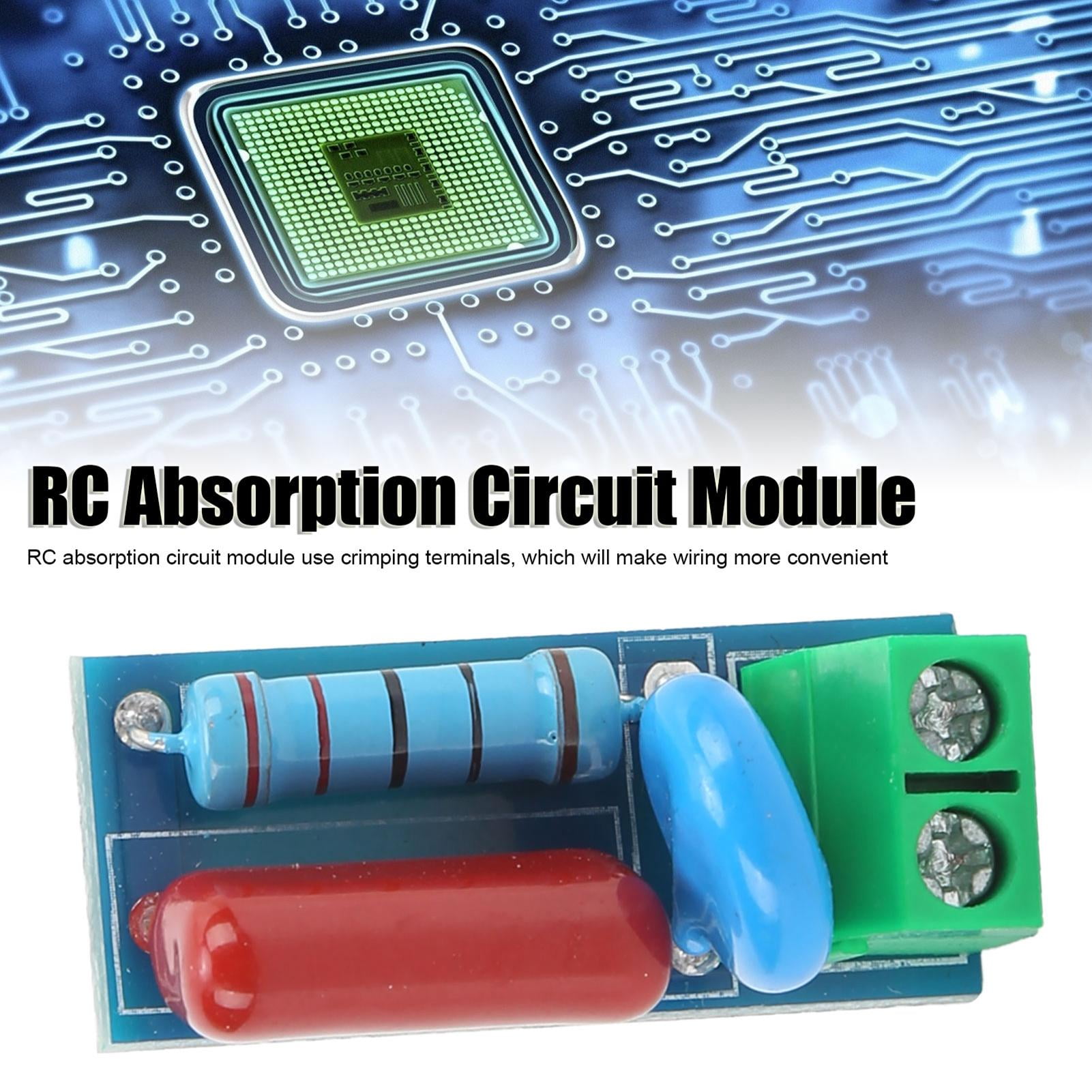 RC Absorption Circuit Module Contact Protection Electromagnetic AntiInterference Relay - Walmart.com