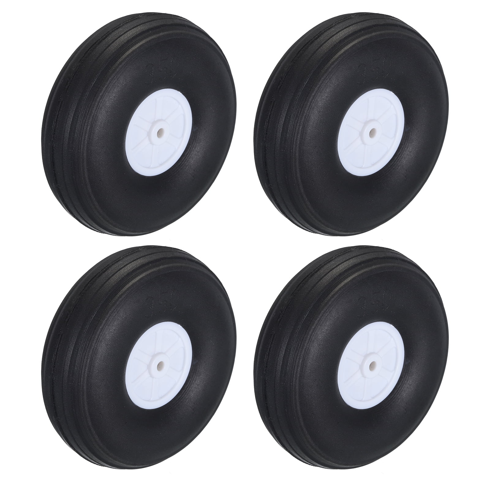 RC Airplane Wheels 3.46" OD RC Airplane ,PU Sponge Wheels for DIY RC ...