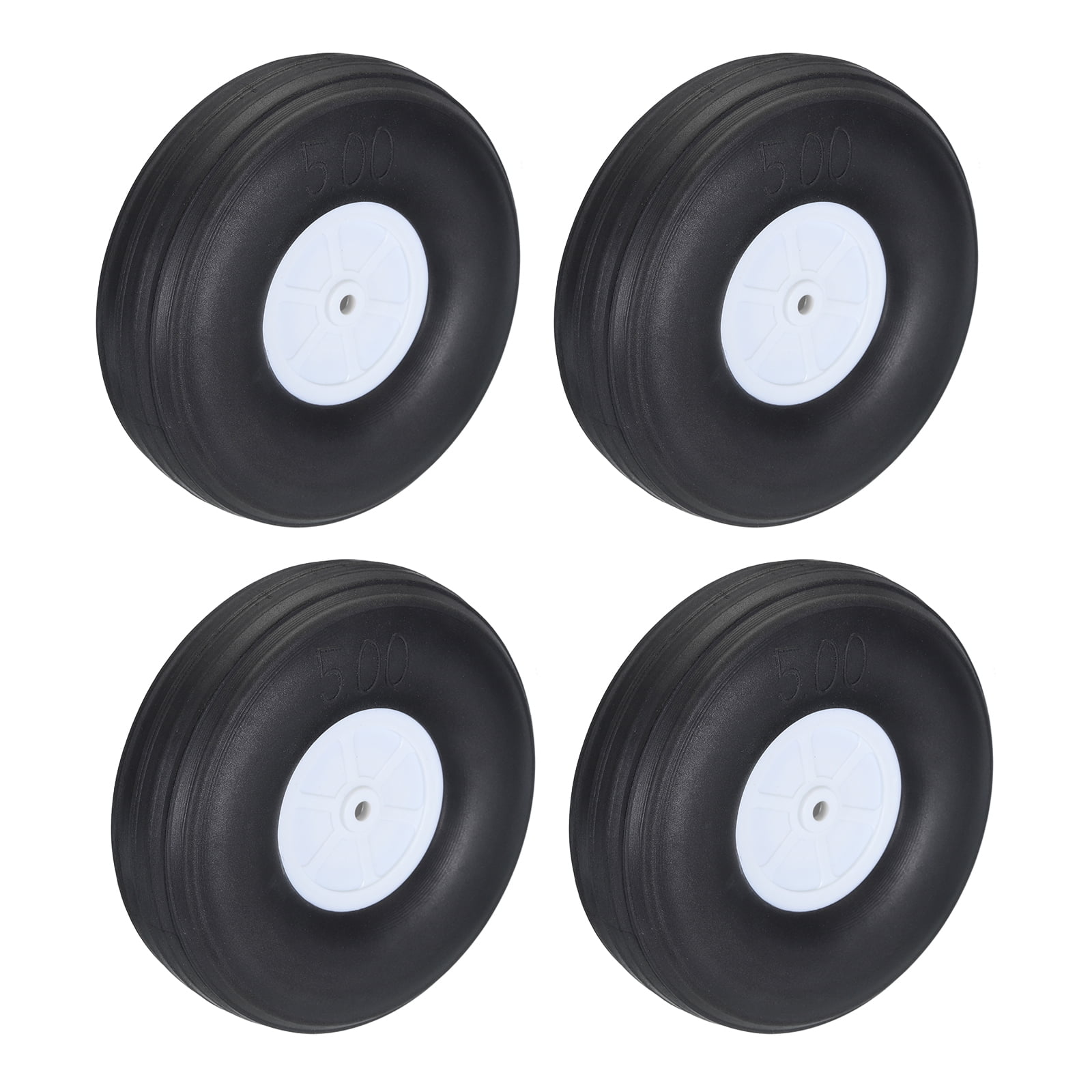 RC Airplane Wheels 5" OD RC Airplane ,PU Sponge Wheels for DIY RC Model ...