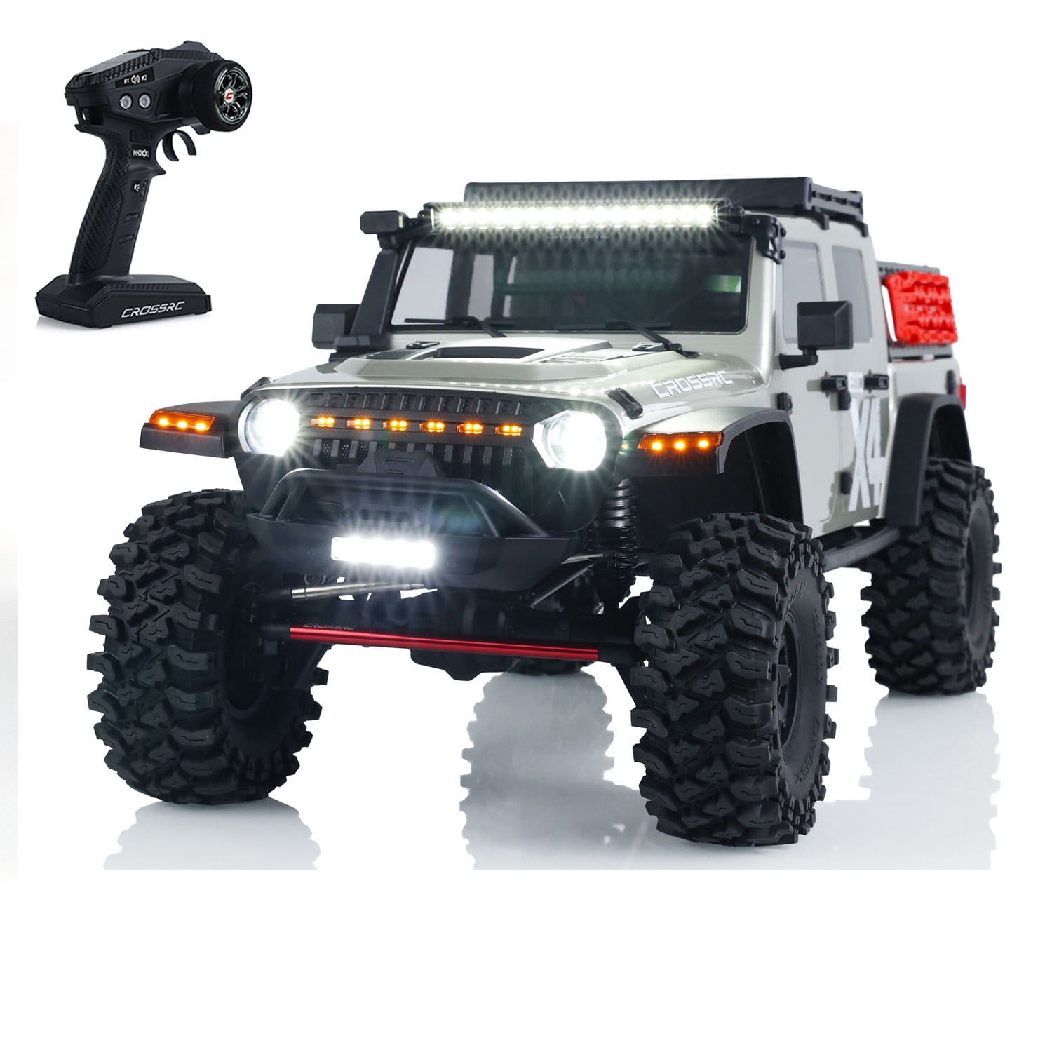 RC Assembled EMO X4 1/8 Crawler Truck Light Differential 436mm ...