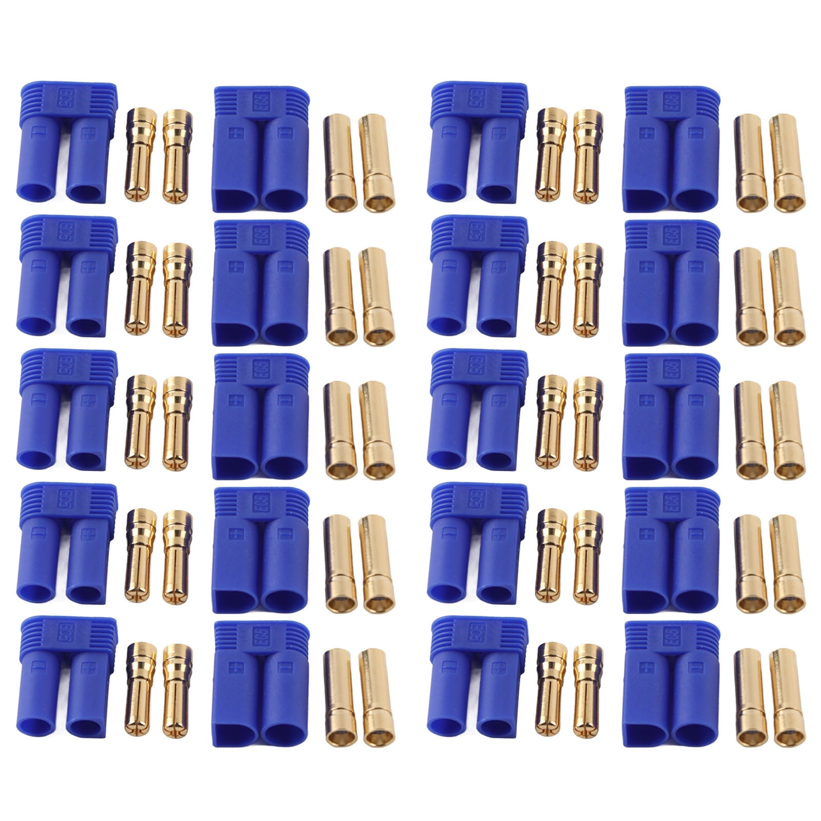 RC Battery Connectors, EC5 Connector CNC Technology For Electronic Test ...