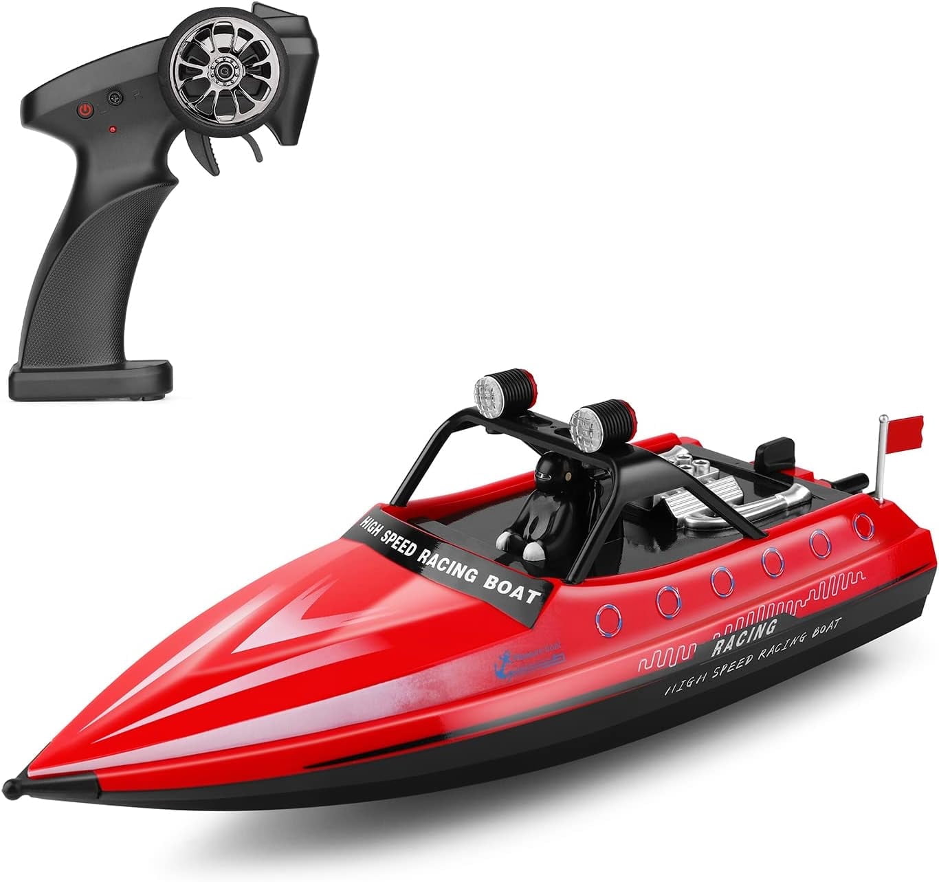 RC Boat 2.4GHz Remote Control Boats RC Jet Boat 16km/h RC Boat Toy Gift ...