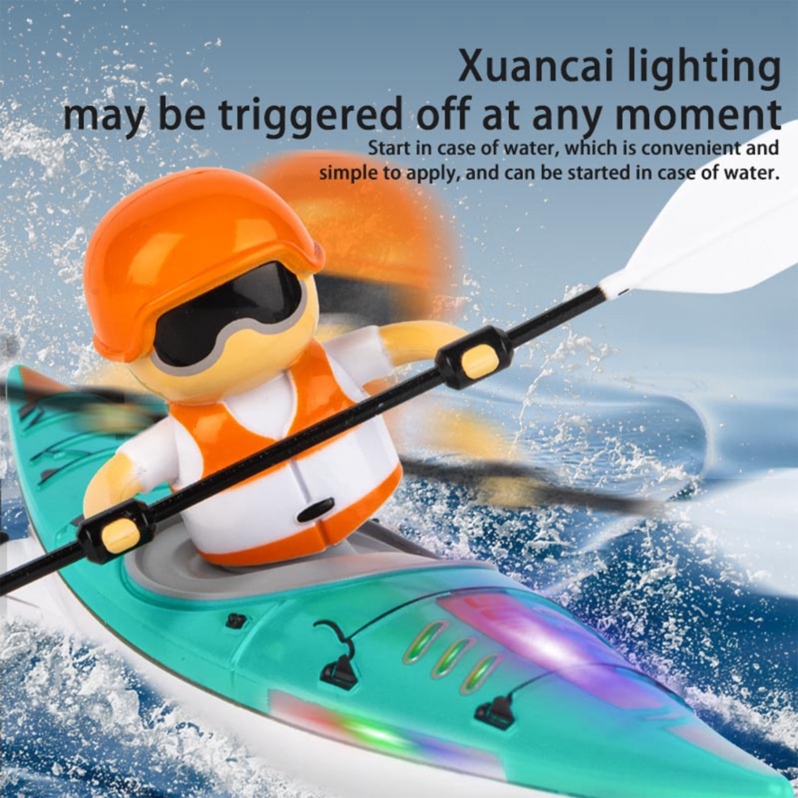 RC Boat 7.8'', Rc Kayak Boat Remote Control Boat for Boys and Adults RC ...