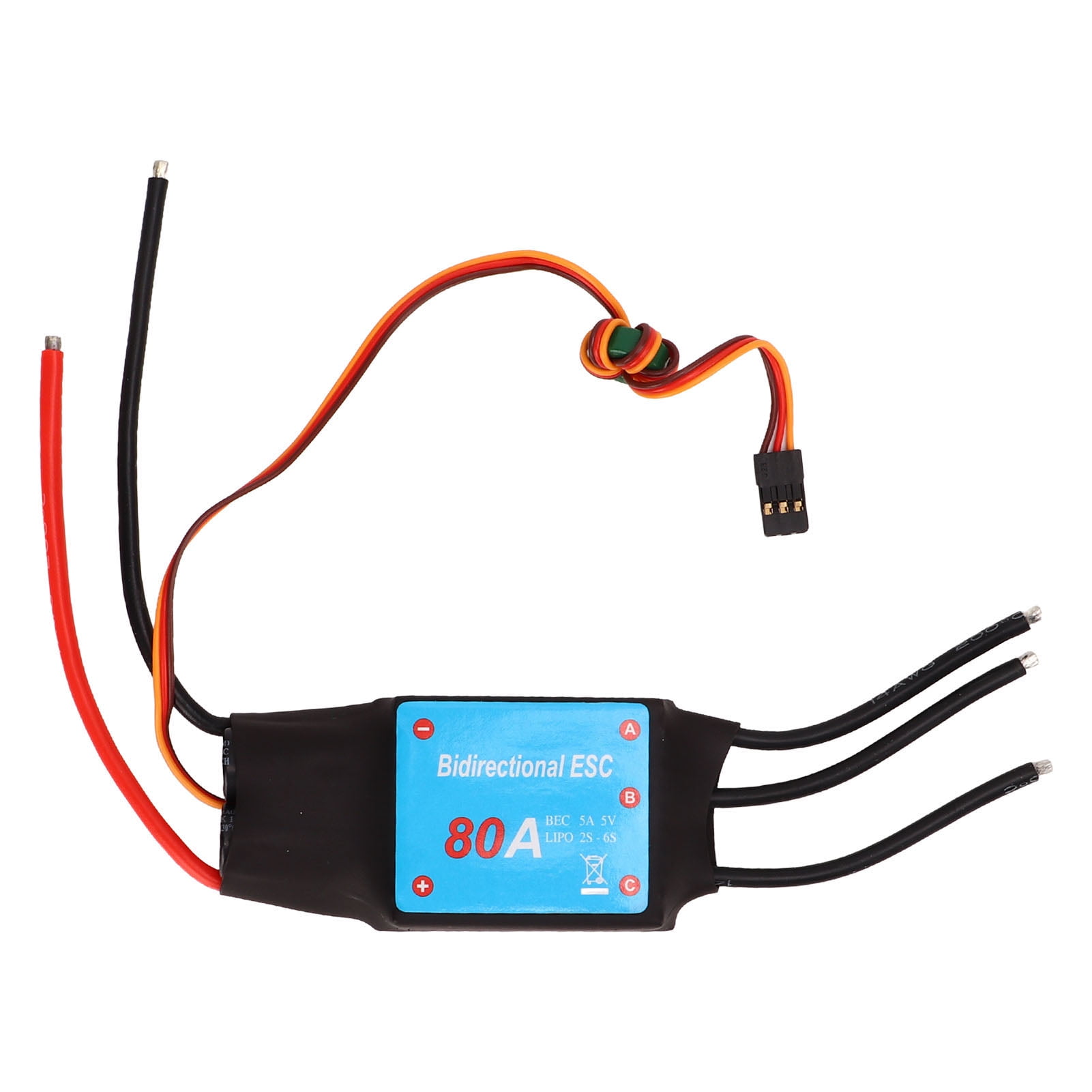 RC Boat Brushless ESC, 80A Brushless, 5V 5A BCE Output, Multifunction ...