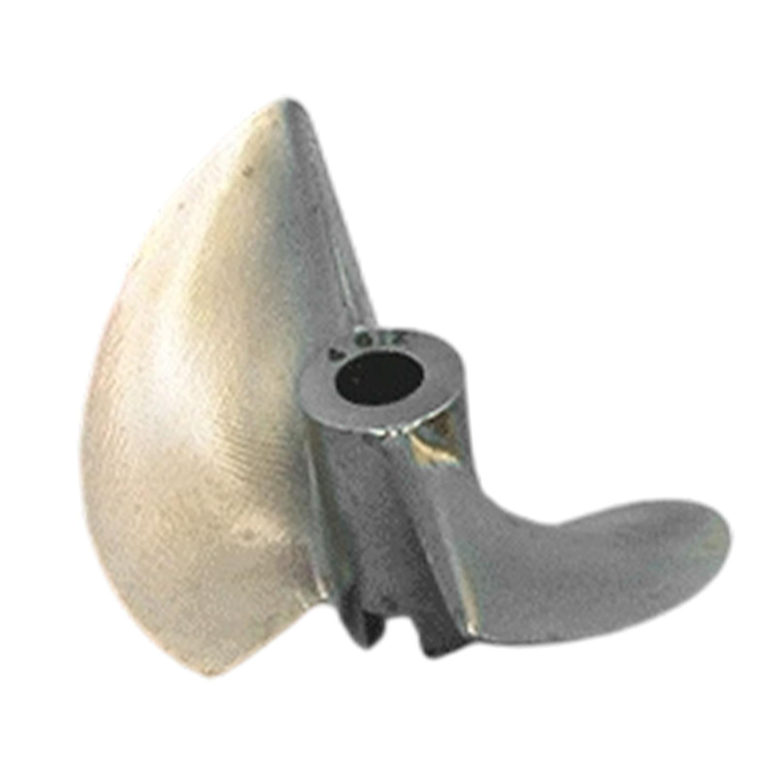 RC Boat Propeller 2 Blades Copper Material Easy to Install Replacement ...