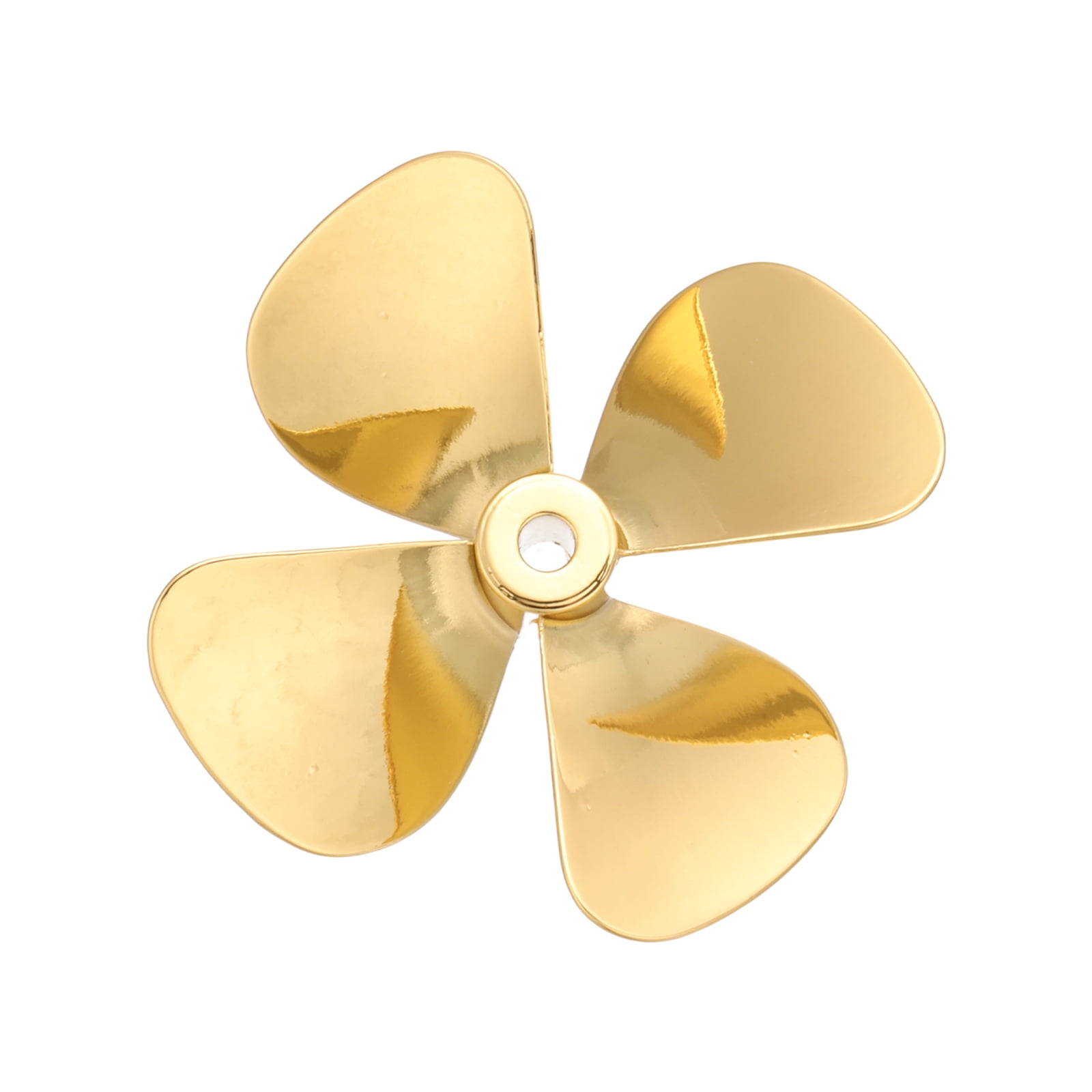 RC Boat Propeller, 4 Blades Propellers 4mm Hole Dia 55mm OD CCW ...
